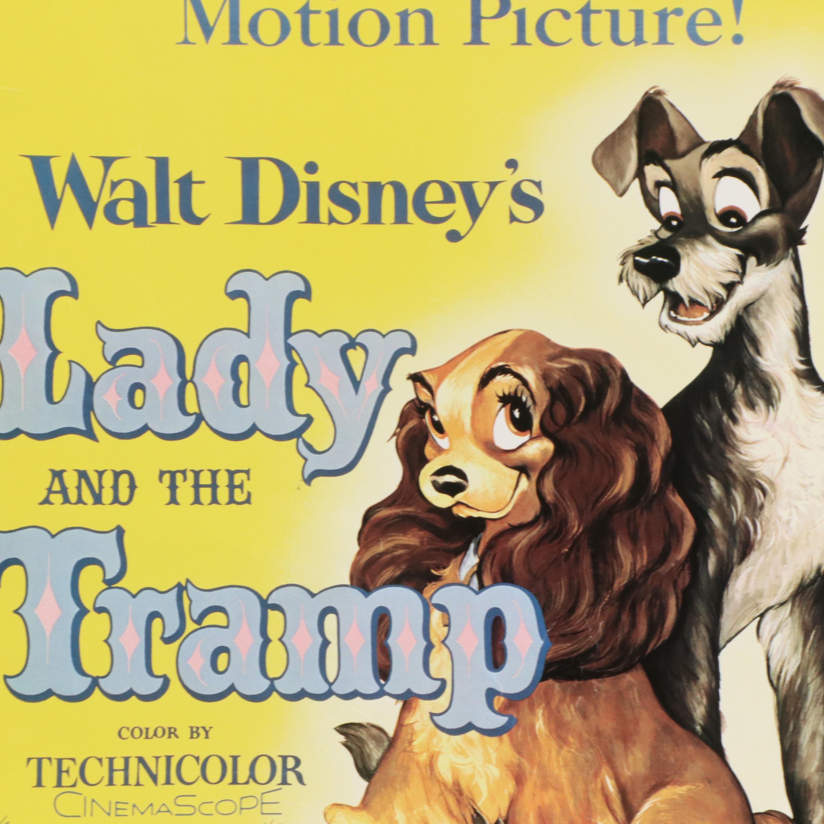 Disney "Lady and the Tramp" Movie Poster | Everything But The House