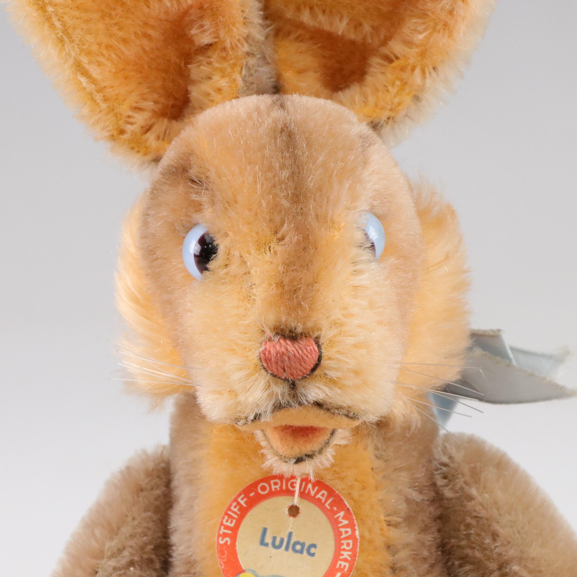 Steiff "Cosy Ango" and "Lulac" Stuffed Animals | EBTH
