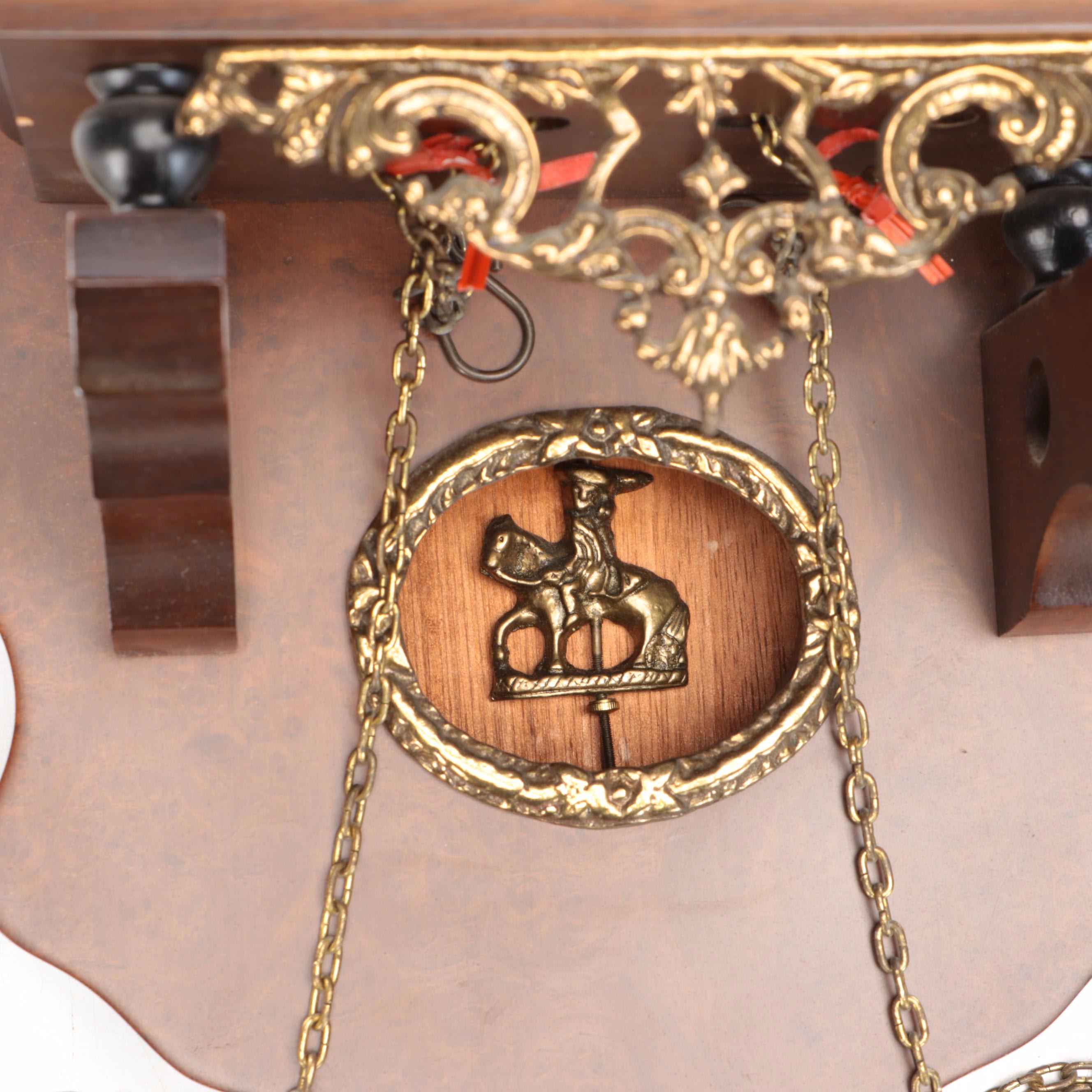 Dutch Zaandam Zaanse Style Atlas Wall Clock, Mid to Late 20th Century ...