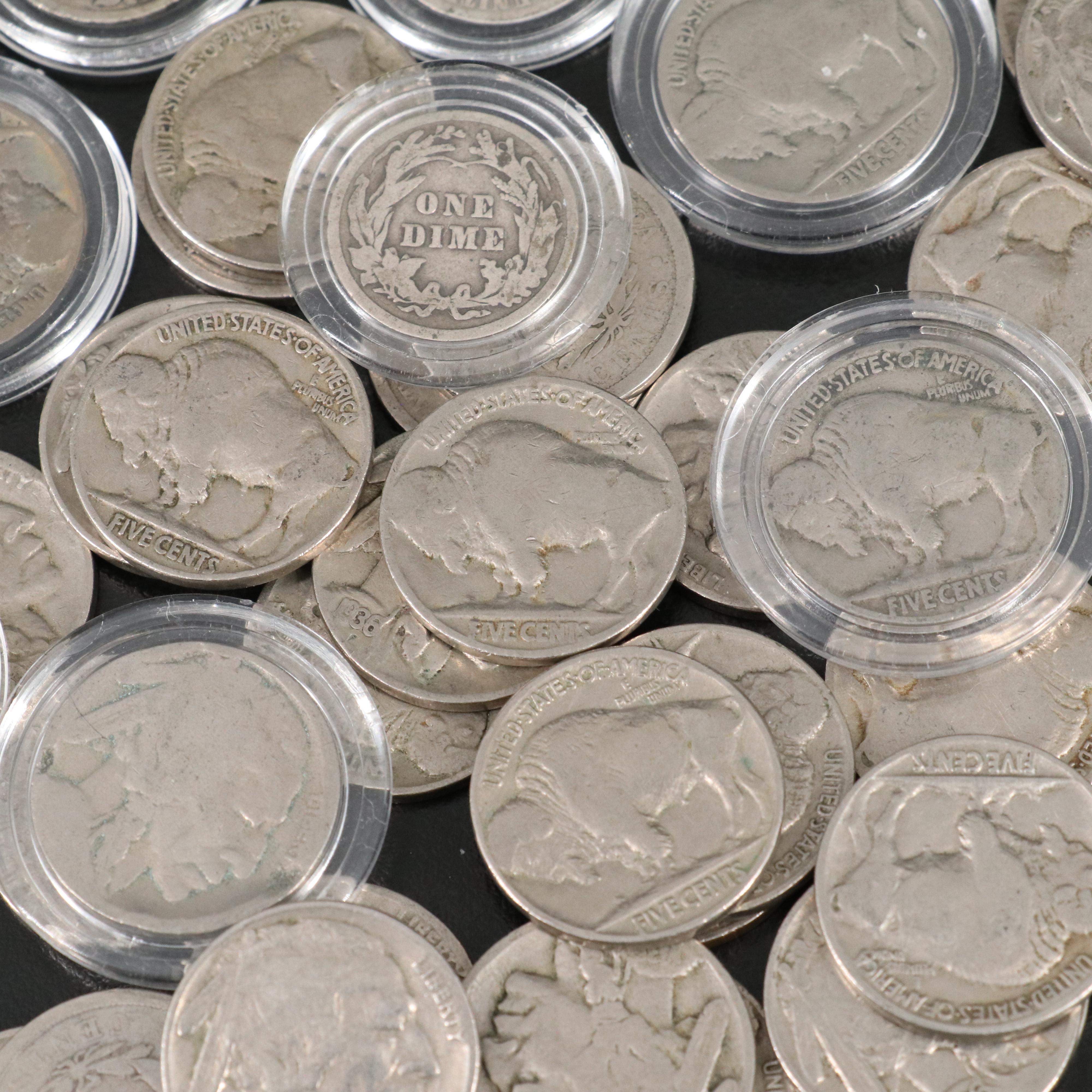 Large Group of Antique to Vintage U.S. Coins, Including Morgan and ...