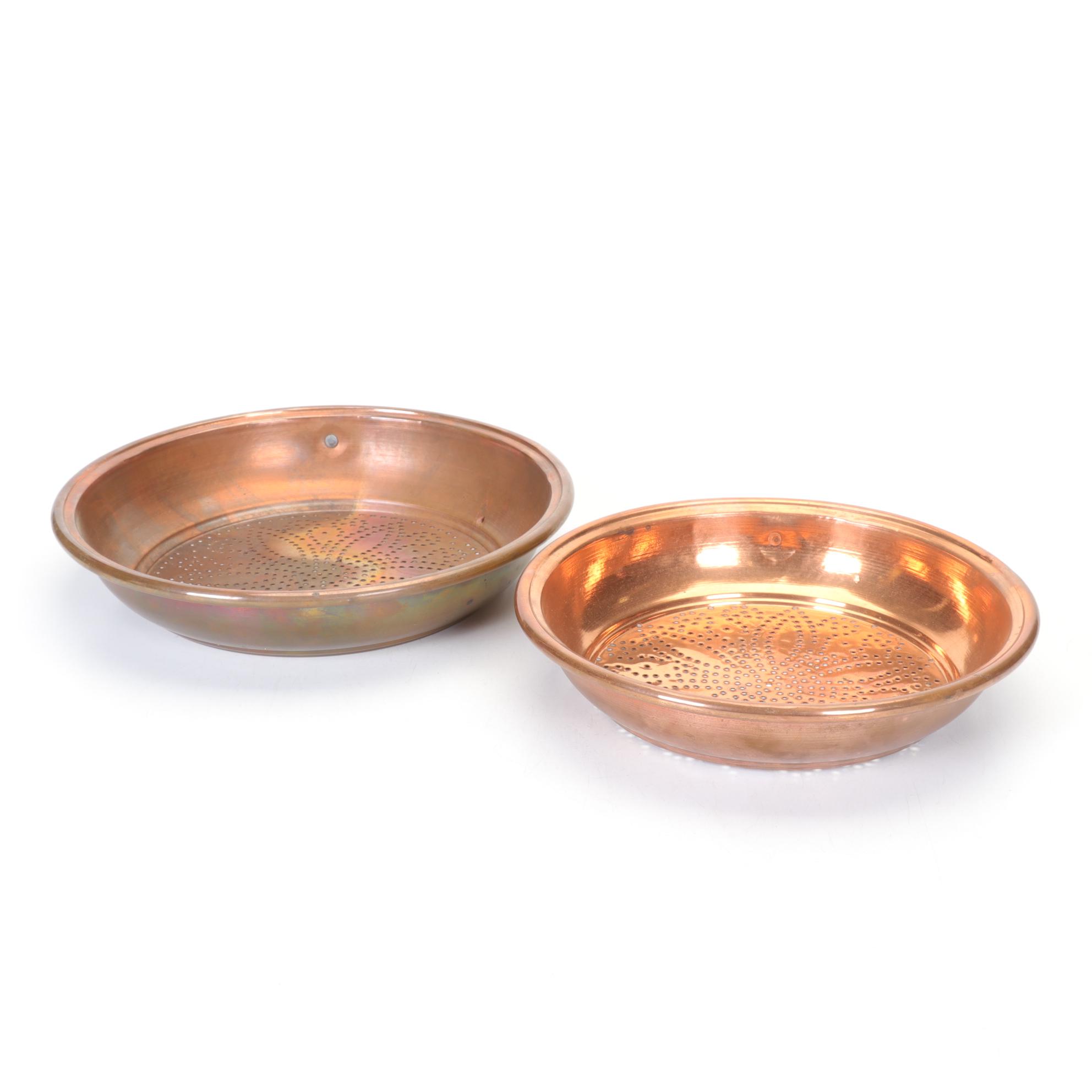 Handmade Copper Turkish Sifter Set with Floral Design | Everything But ...