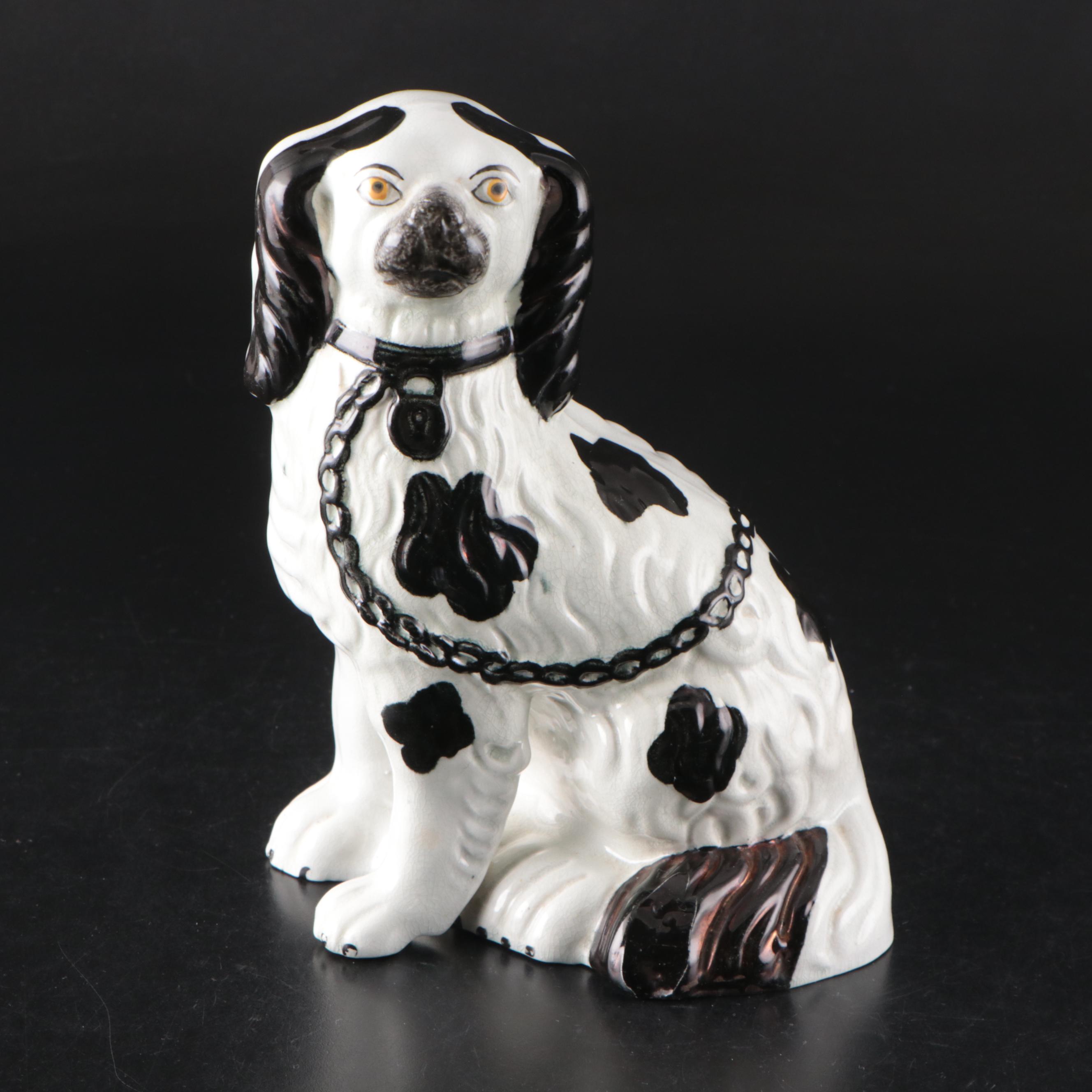 Staffordshire Style Seated Spaniel Dogs | EBTH