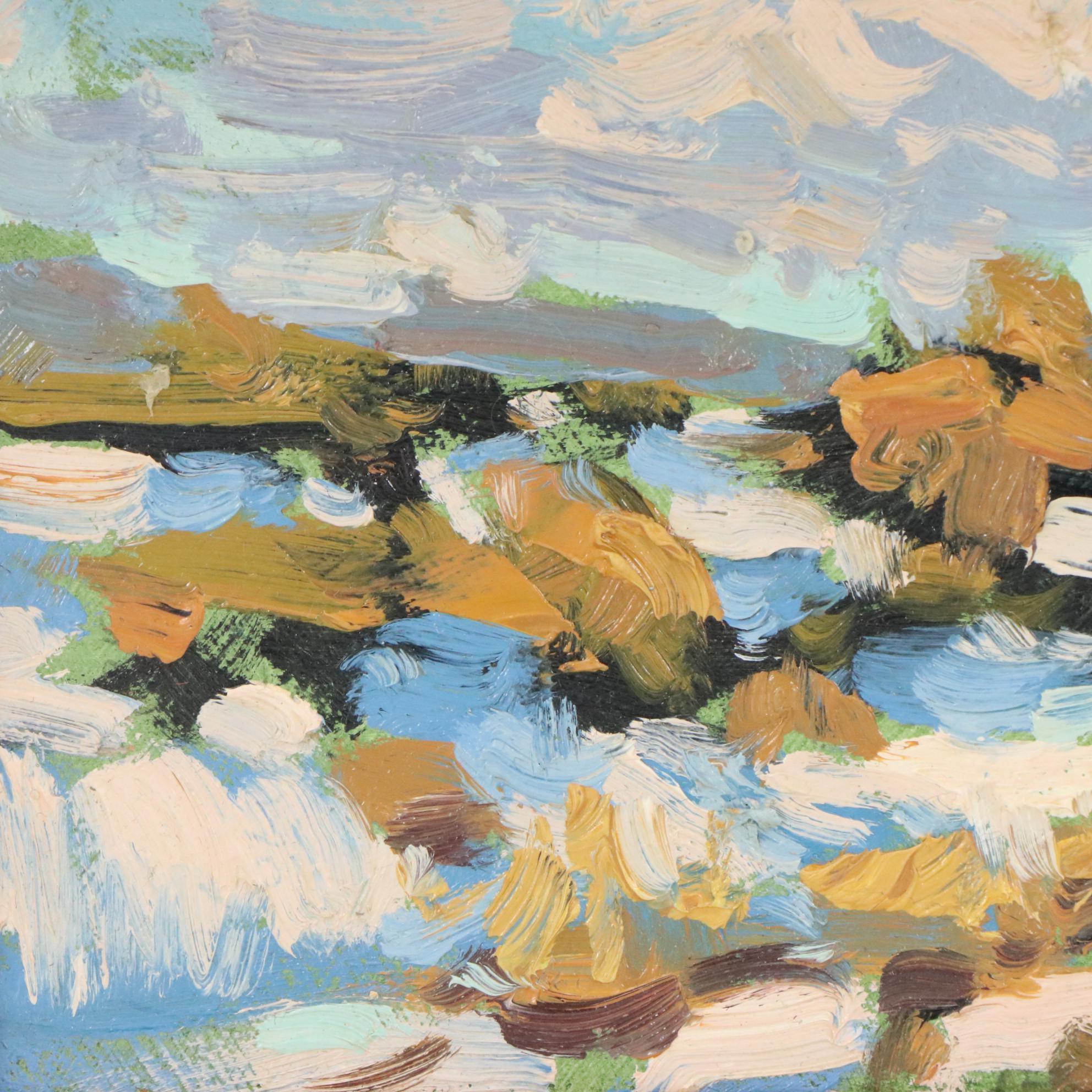 Silas Thompson Oil Landscape Painting "Winter Warmth," 21st Century | EBTH