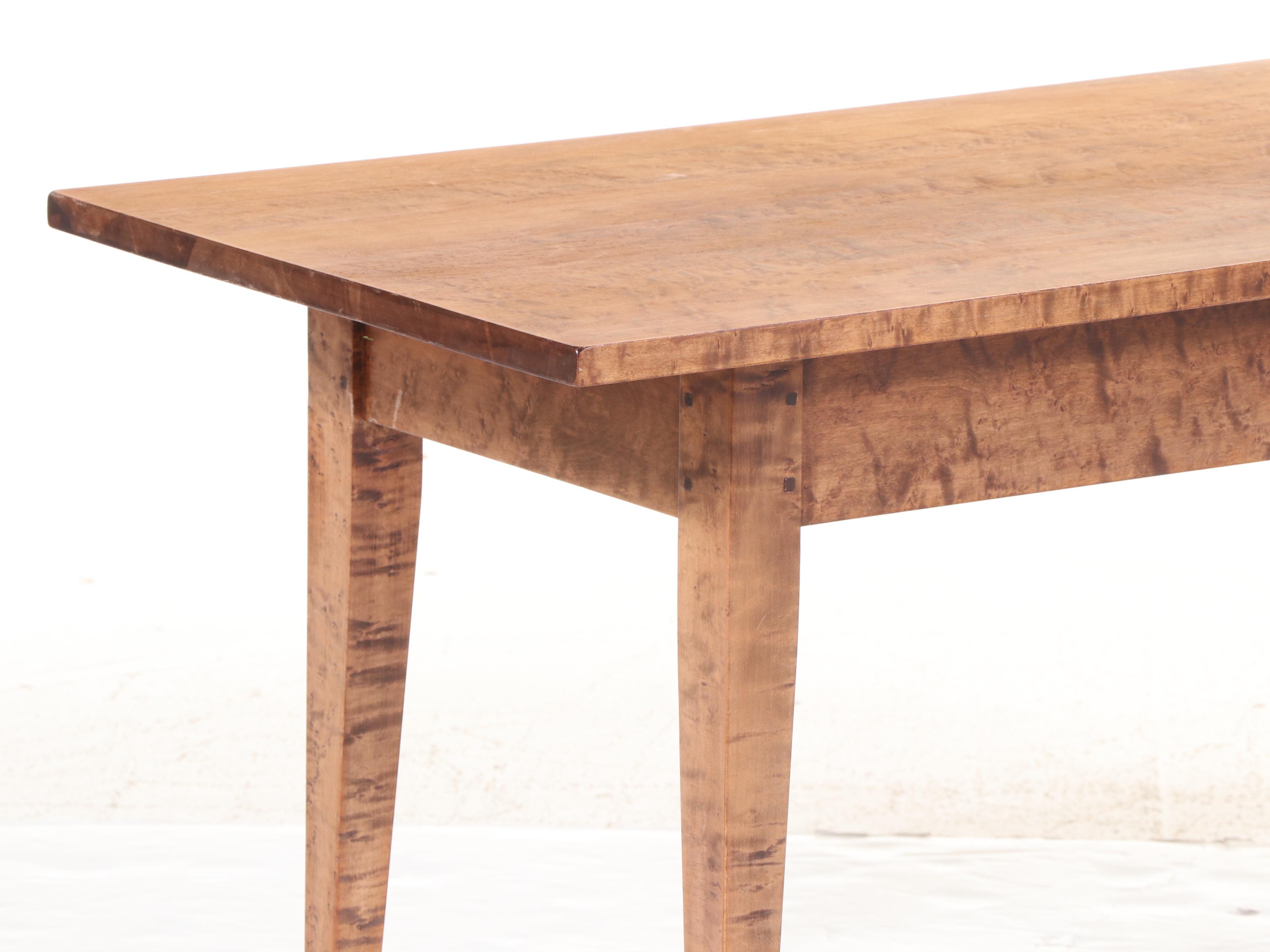 David T. Smith Bird's-Eye Maple Coffee Table | EBTH