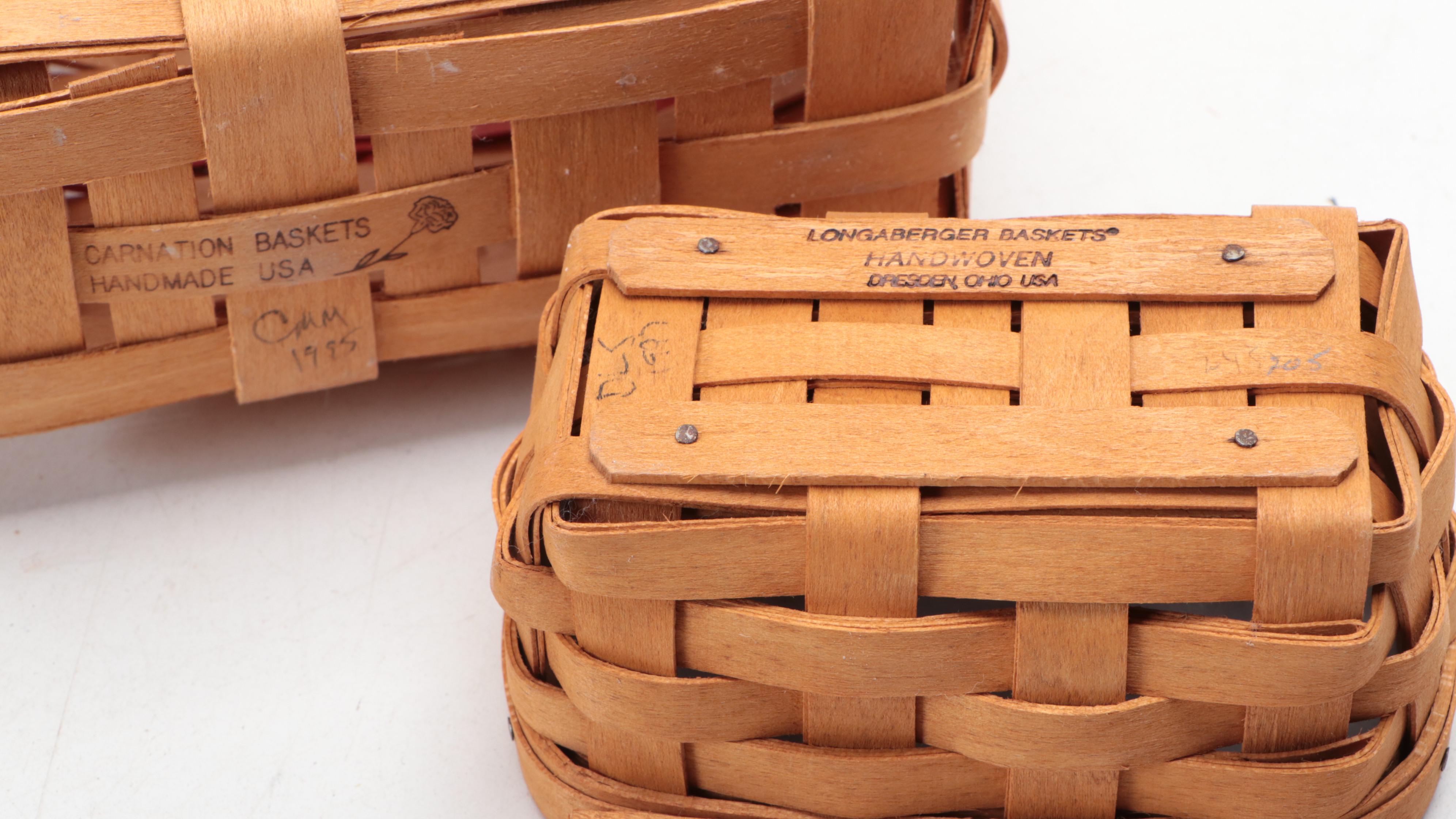 Longaberger, Royce Craft, and Other Handmade Maple Baskets, 2000s | EBTH