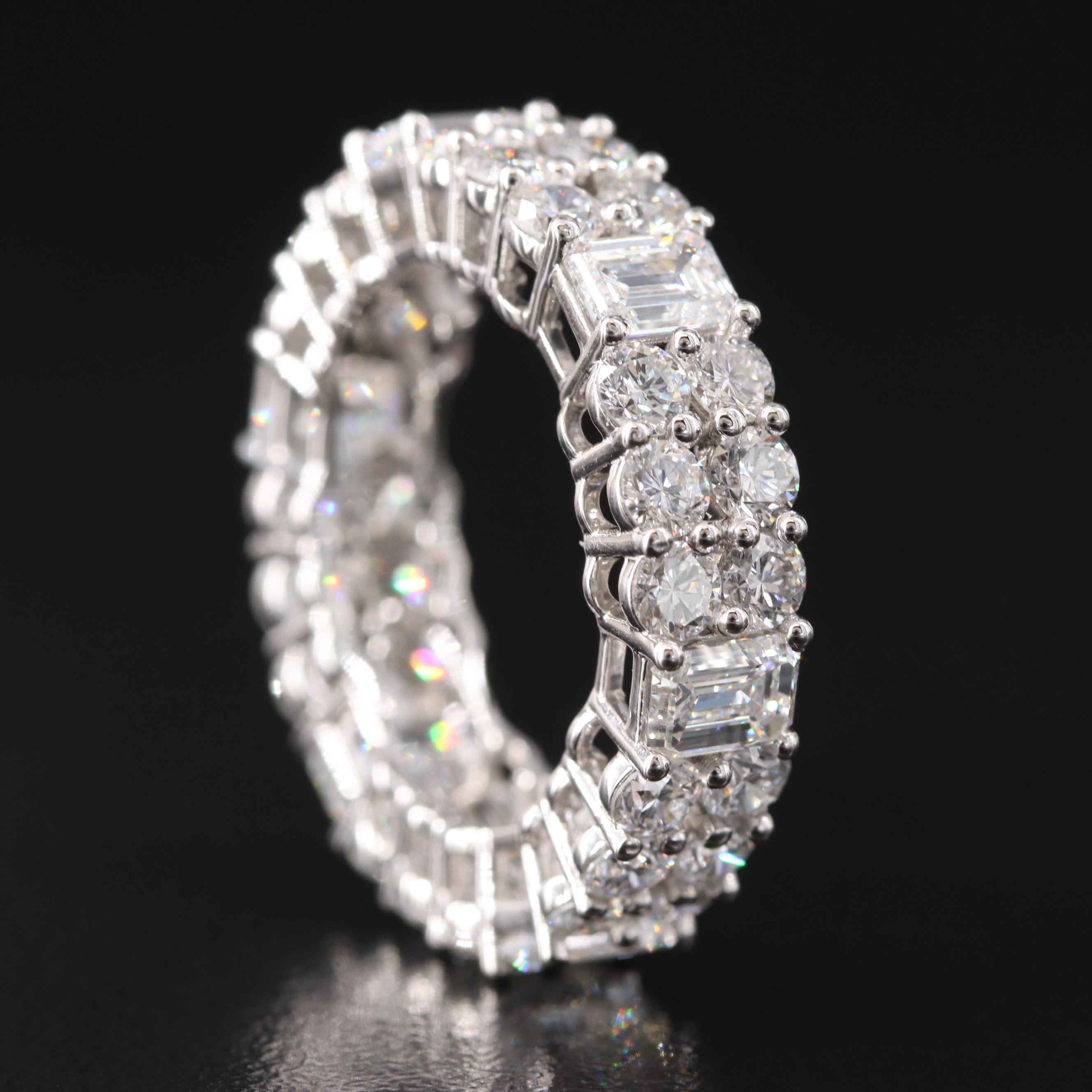 14K 6.71 CTW Lab Grown Diamond Eternity Band | EBTH