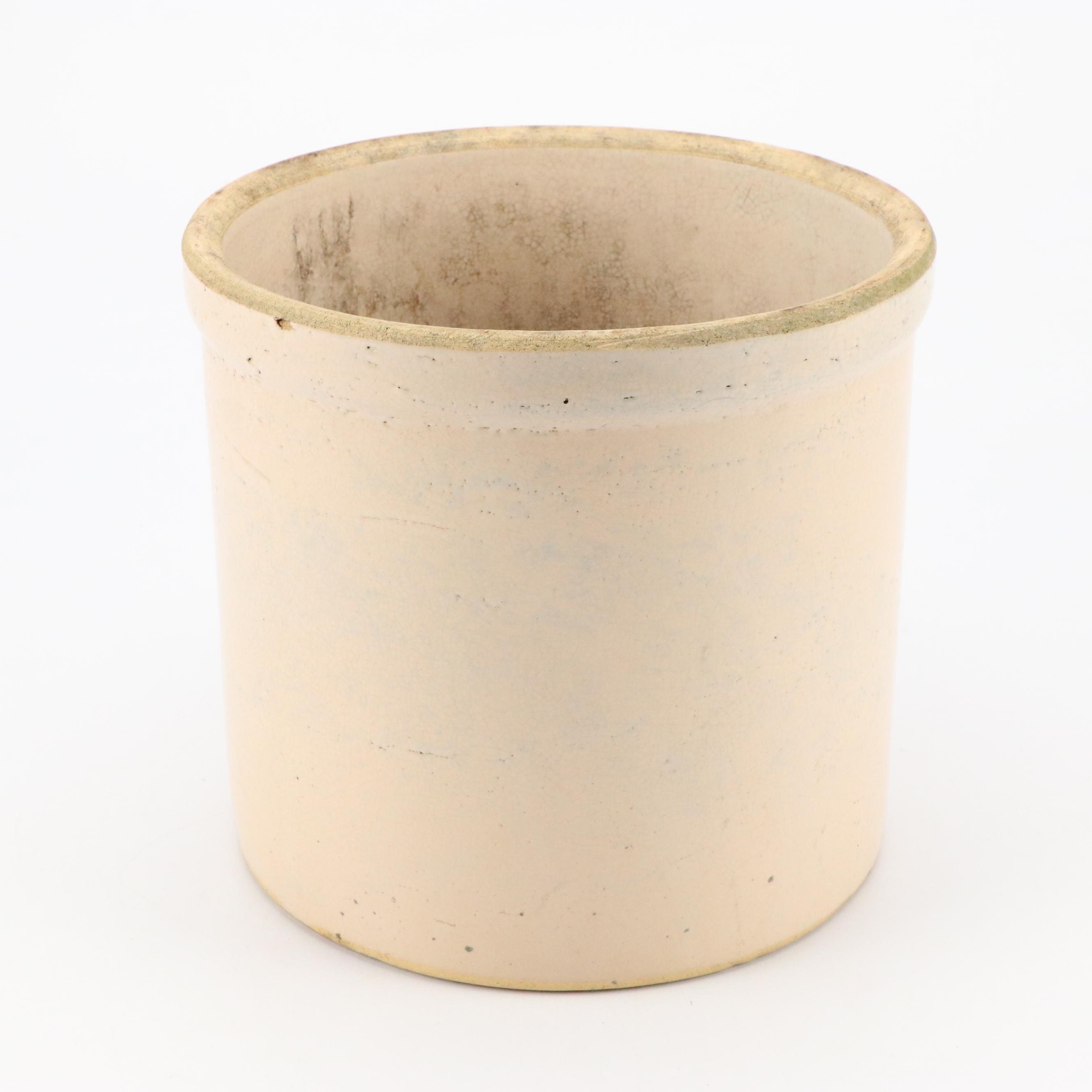Robinson Ransbottom Crock with Salt Glazed Wax Sealed Jar and ...