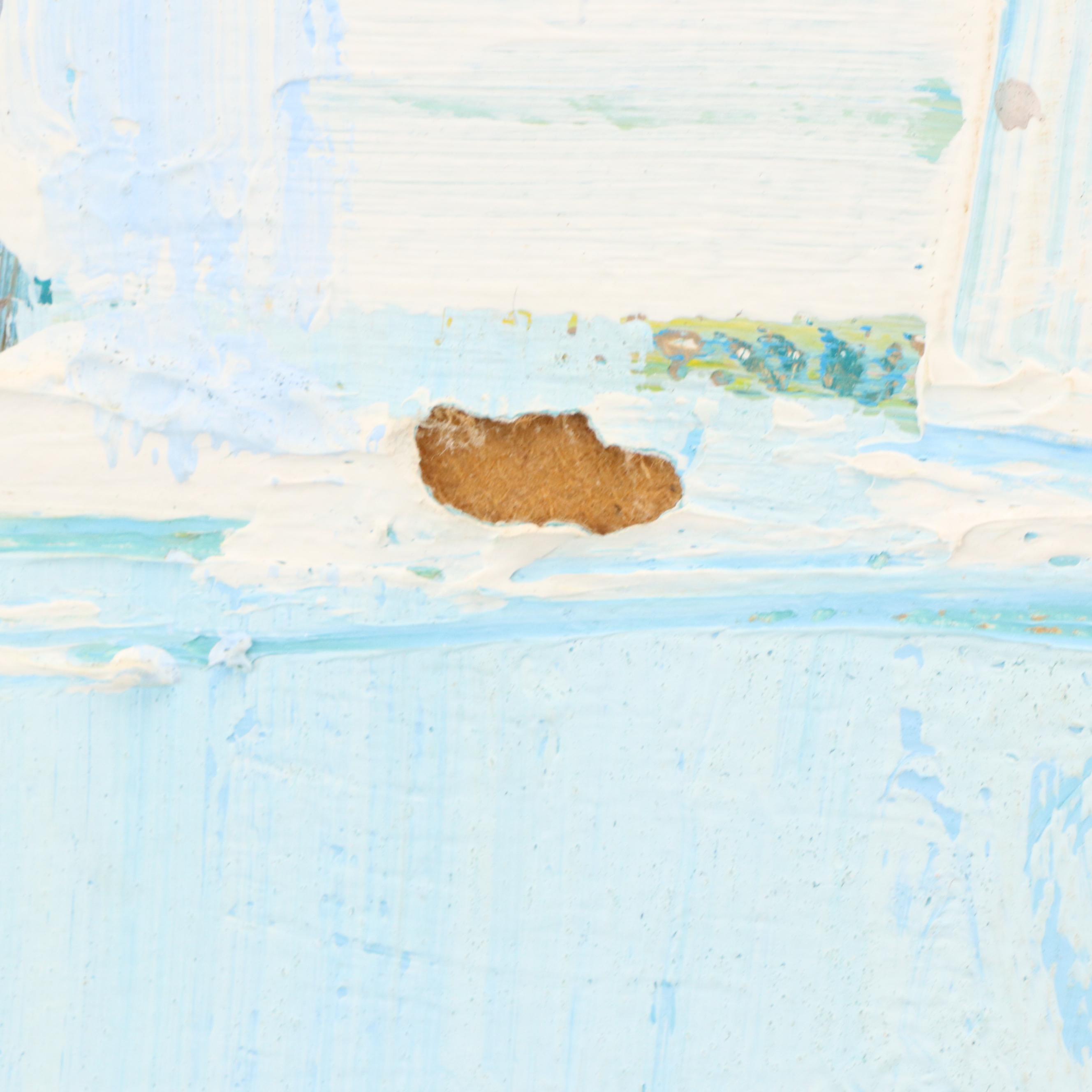 Harry Reisiger Modernist Oil Painting "Impressions of Greece," 1980 | EBTH