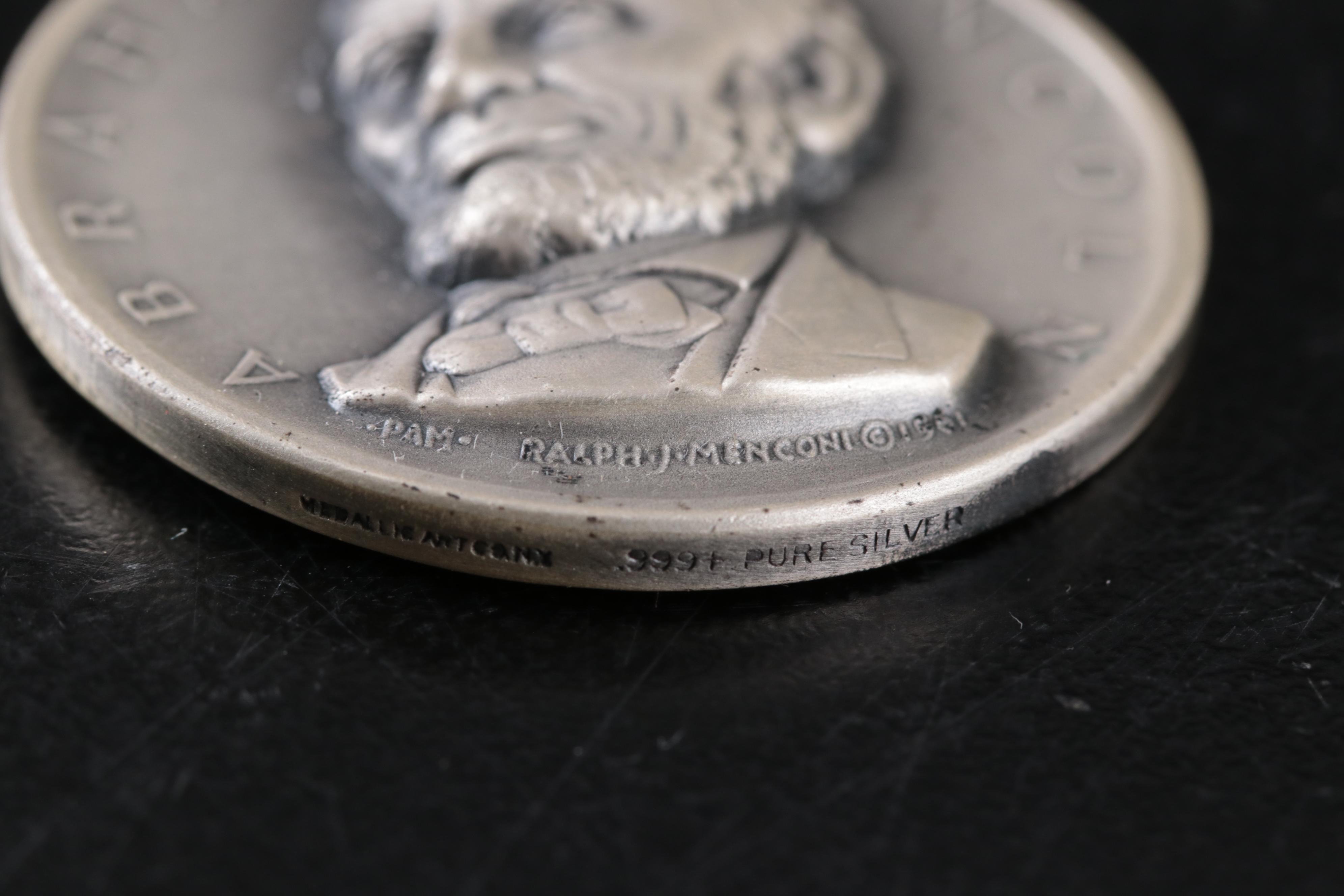 Medallic Art Co. .999 Fine Silver Presidential Art Metals | Everything ...