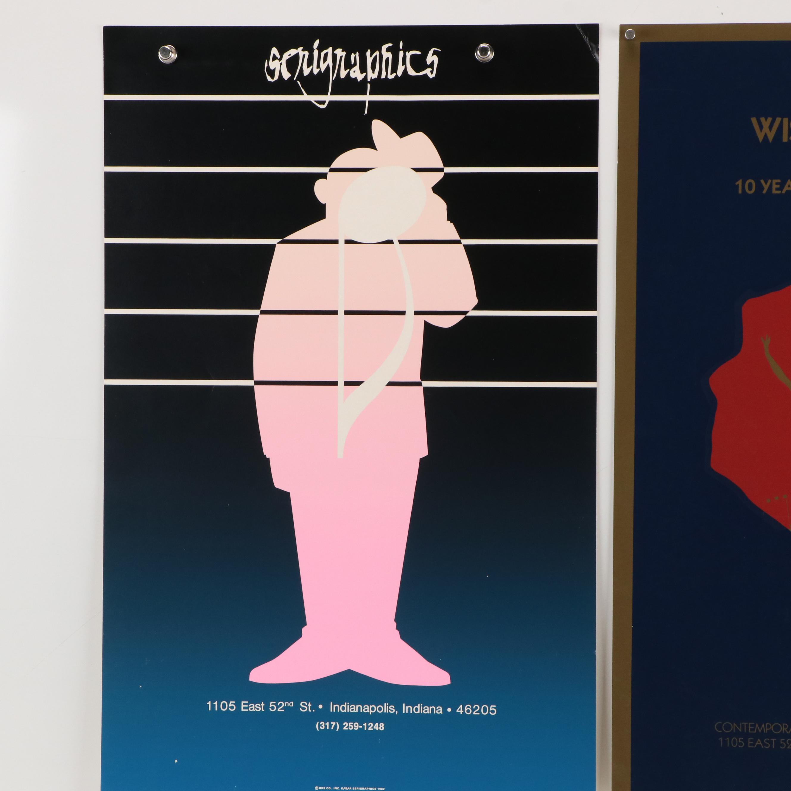 Serigraphics Designed Modern Screenprint Posters, Late 20th Century | EBTH