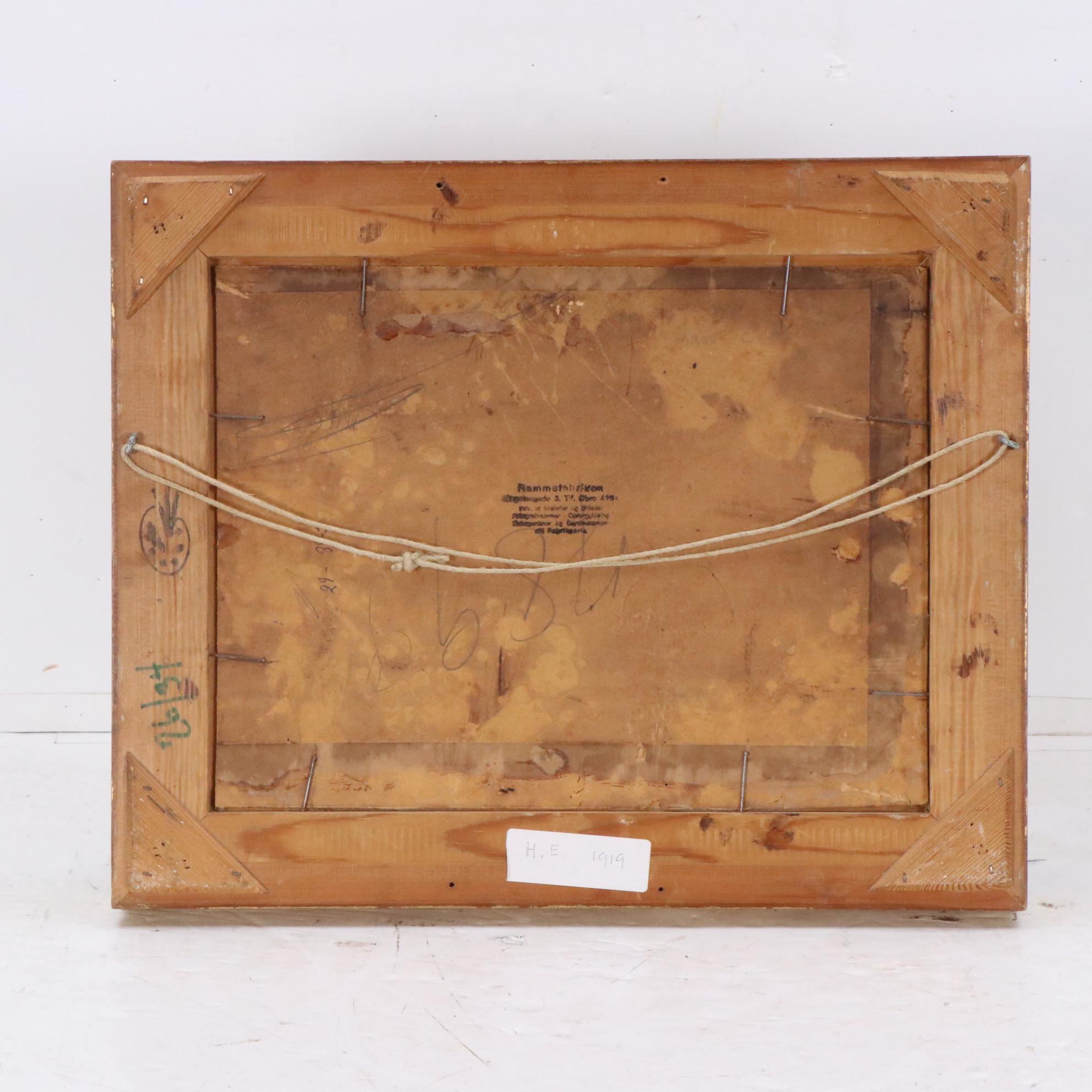 Hans Eriksen Oil Painting of Road, 1919 | EBTH