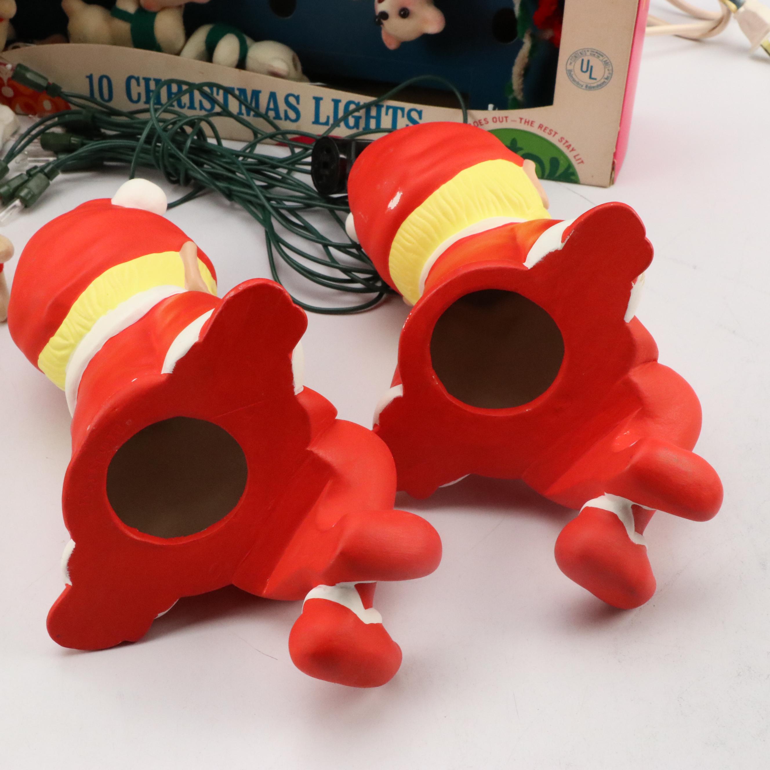 Electric Tree Top Star, Teddy Bear String Lights, Vintage Shelf Elves ...