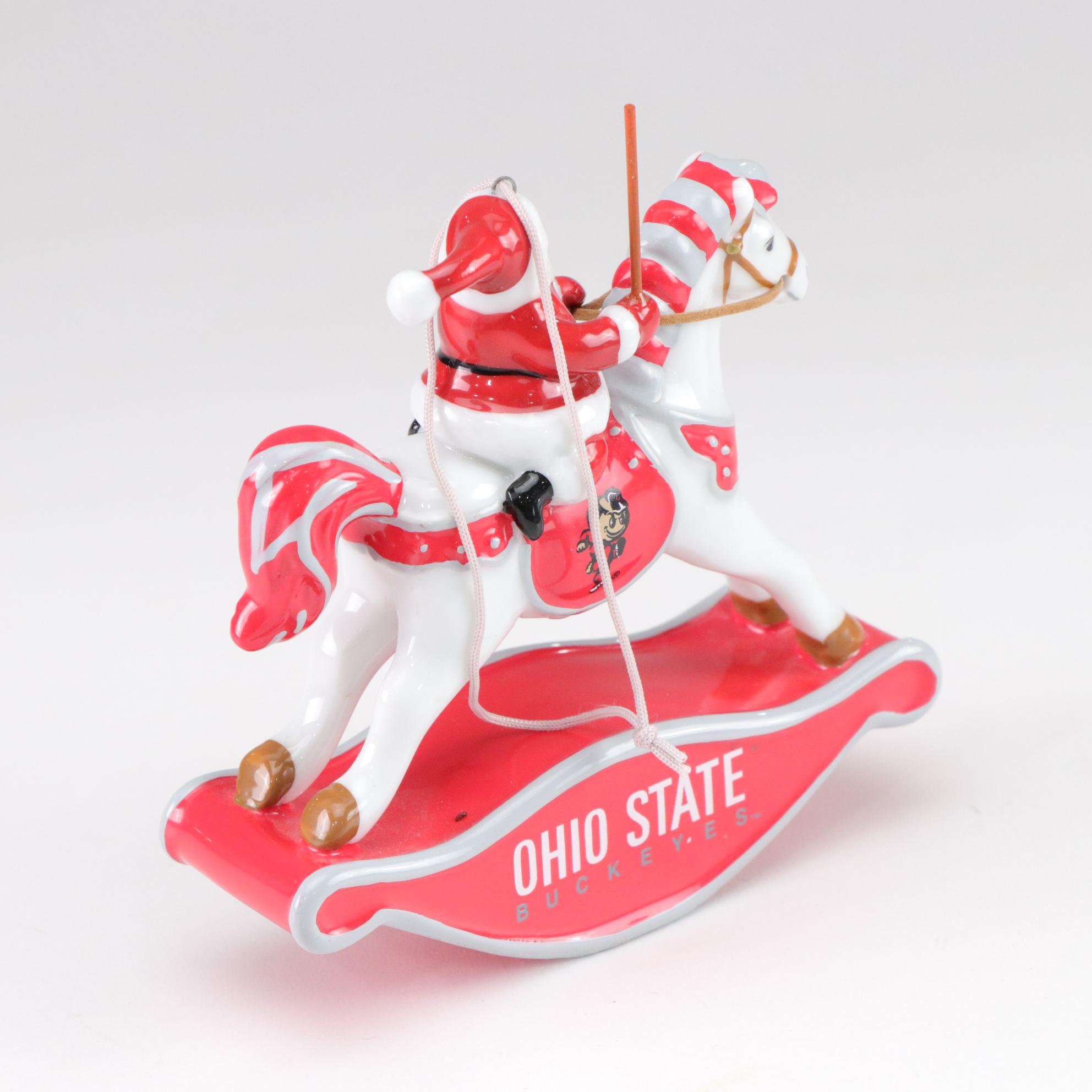 Ohio State University Buckeye Christmas Ornaments | EBTH