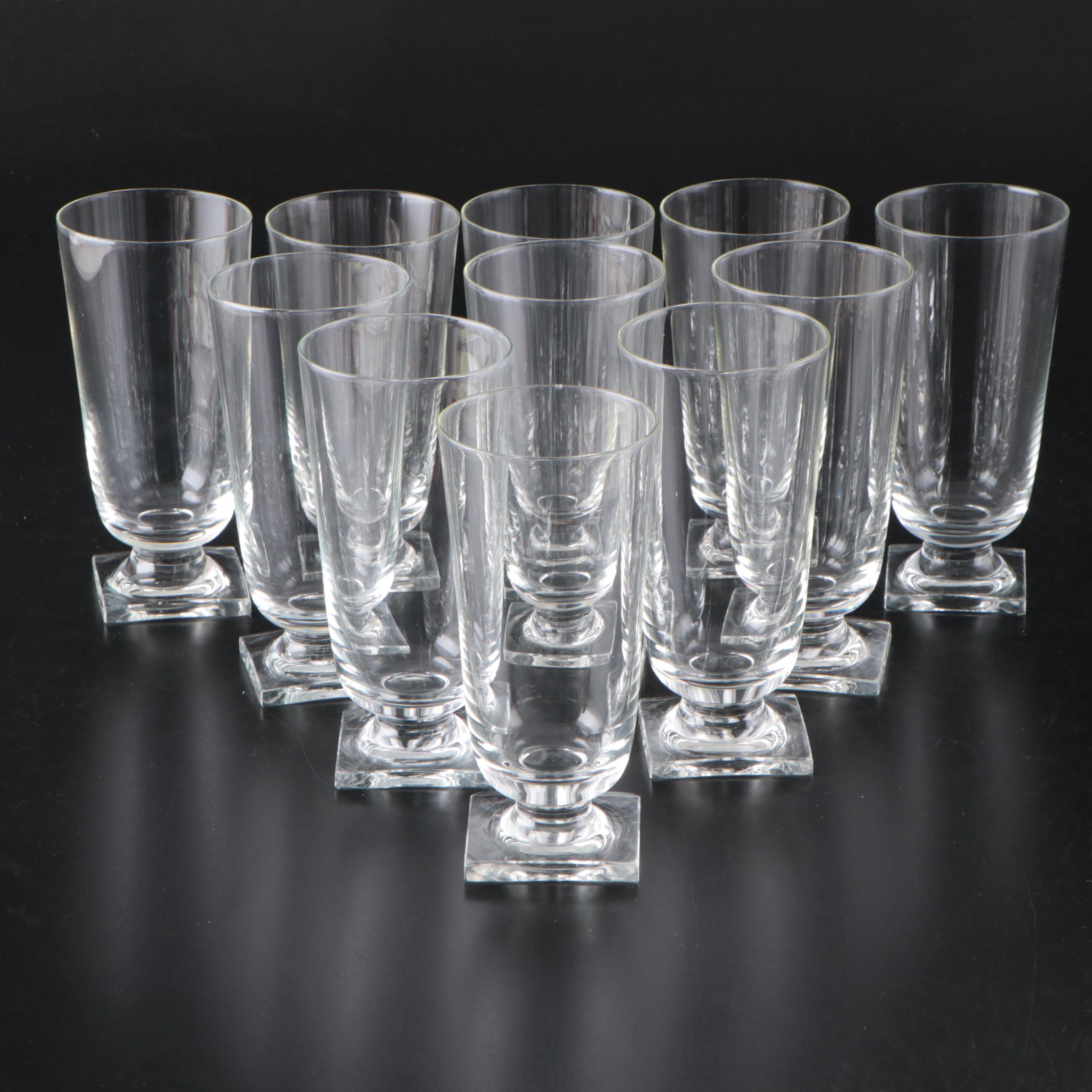 Square Footed Water Goblets | Everything But The House