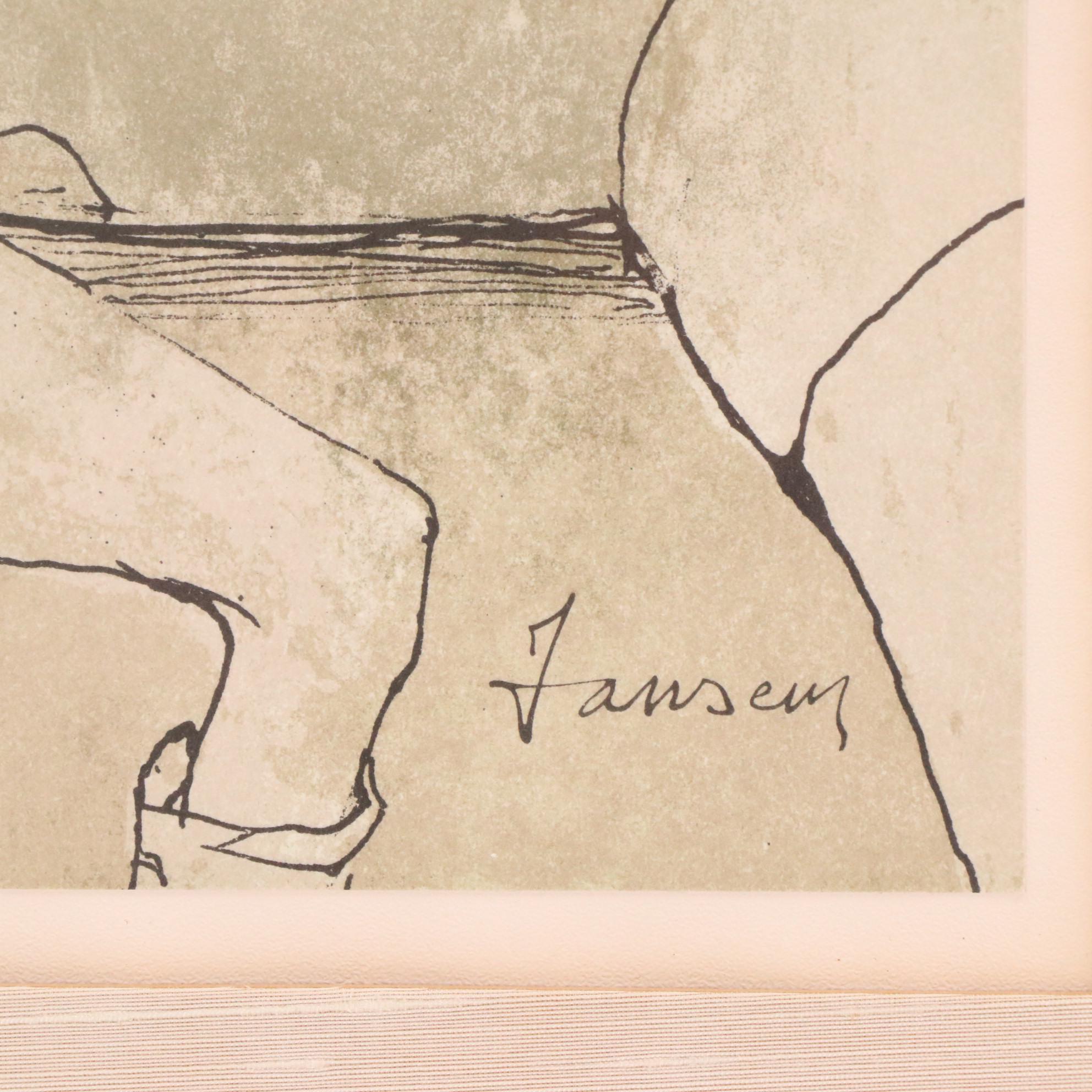 Jean Jansem Lithograph "Three Dancers" | EBTH