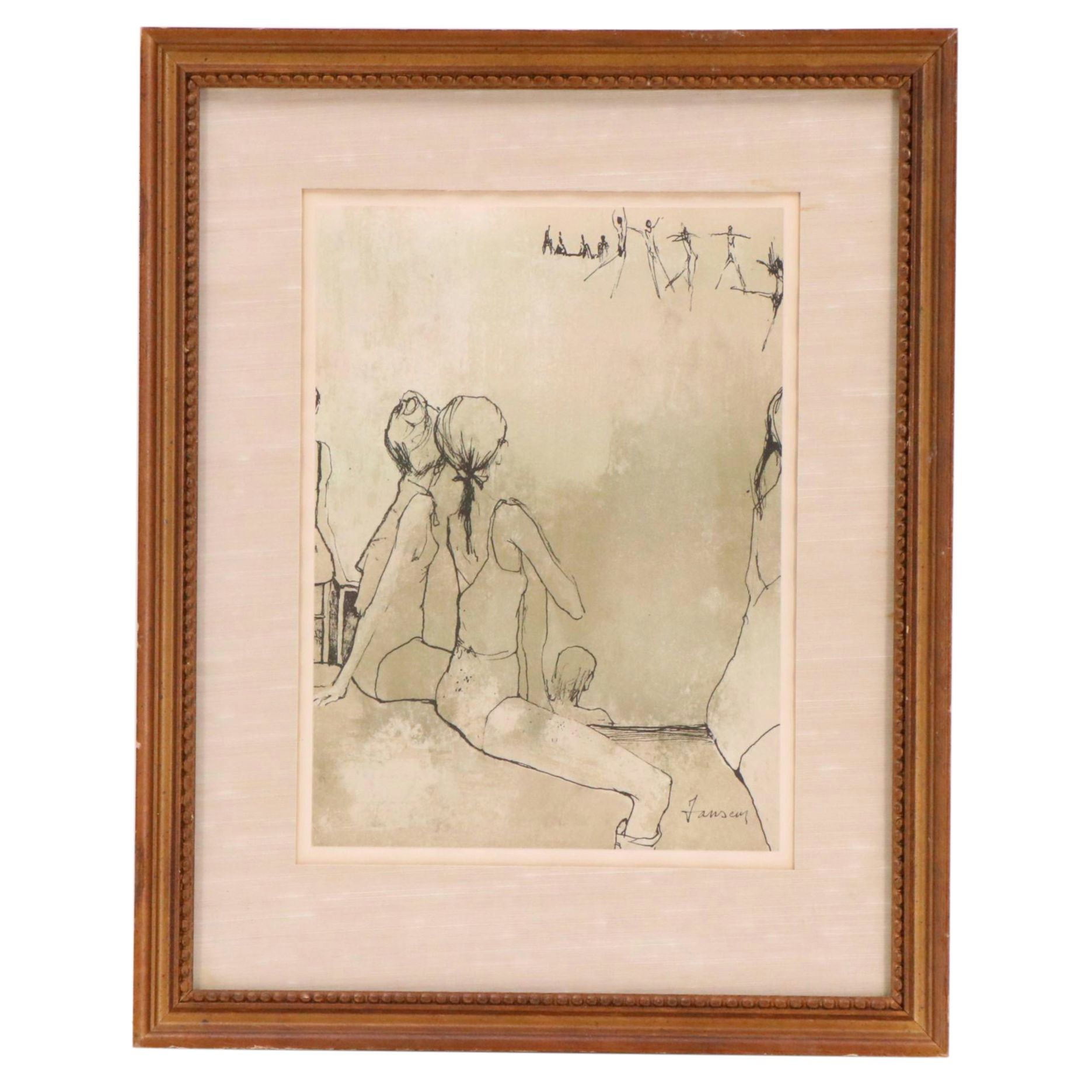 Jean Jansem Lithograph "Three Dancers" | EBTH