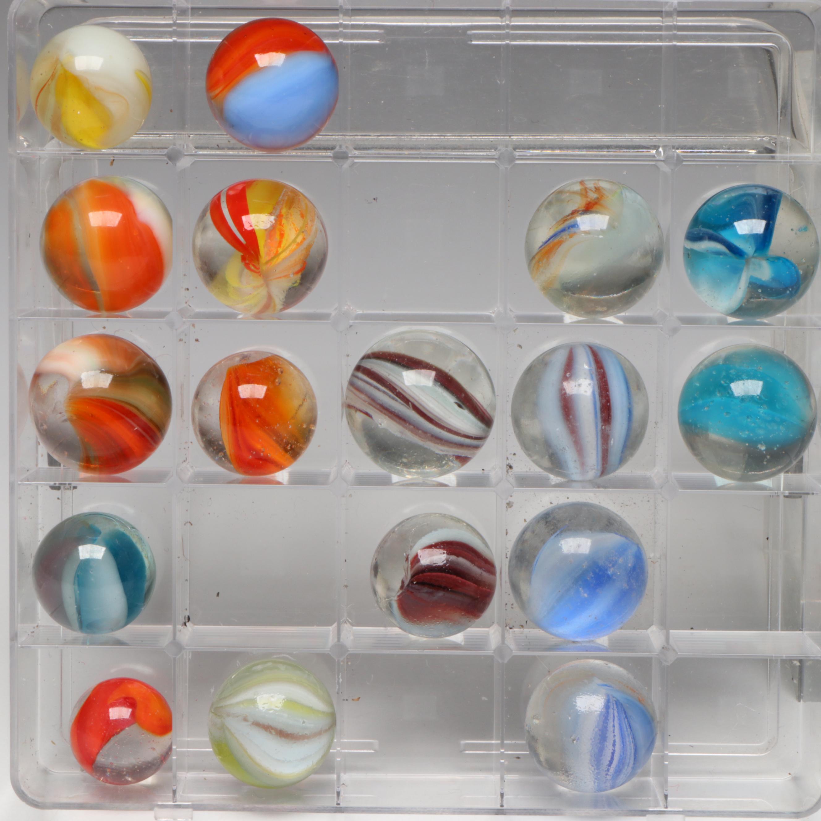 German Sparkler Multicolor Glass Marbles | EBTH