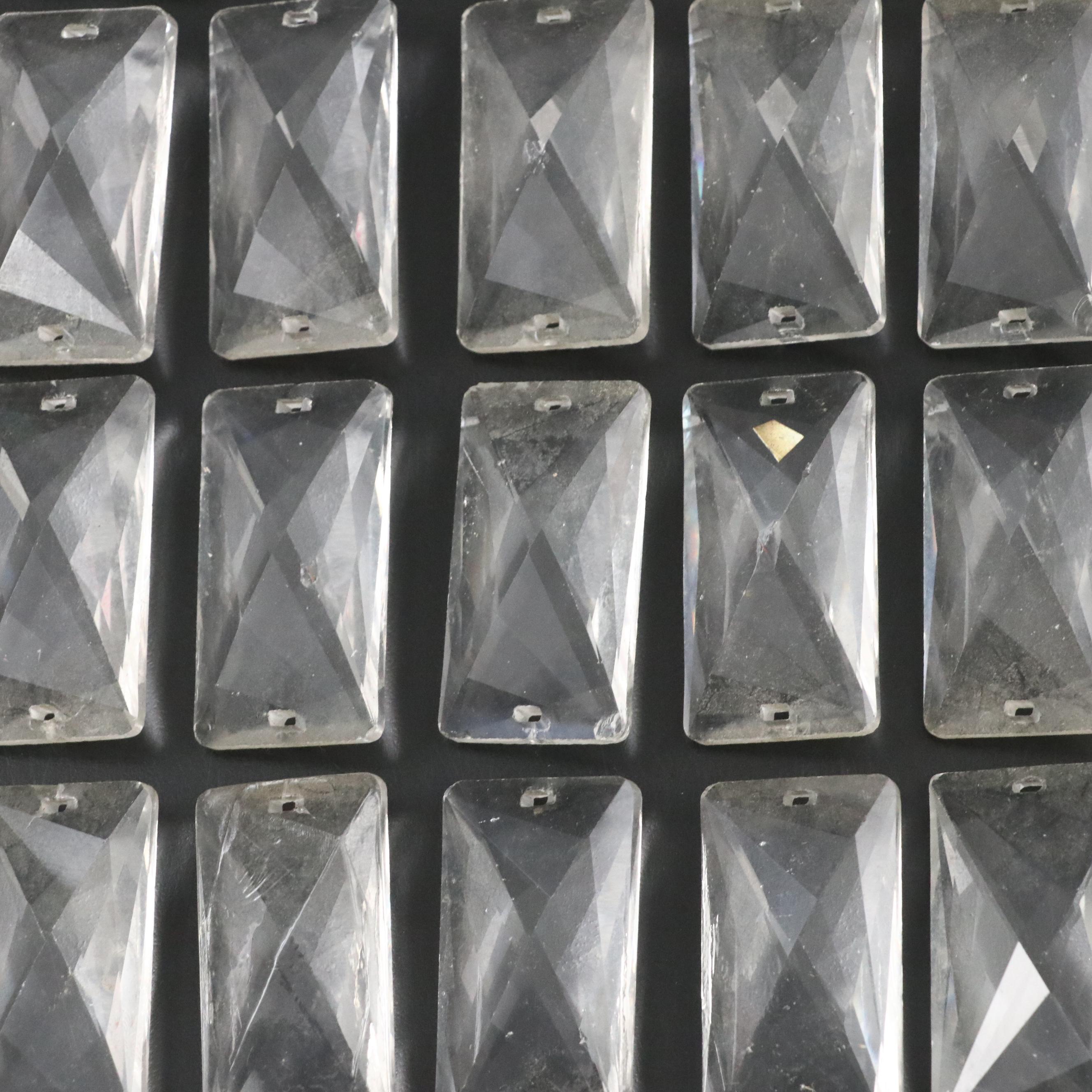 Faceted Glass Prisms | EBTH