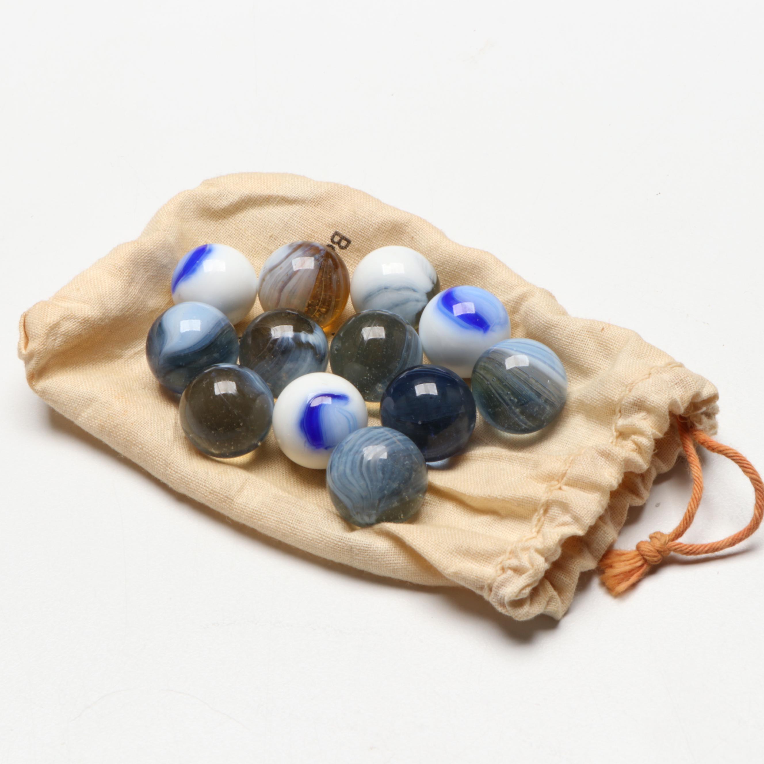 Multicolor Cat's Eye and Swirl Glass Marbles in Promotional Advertising ...