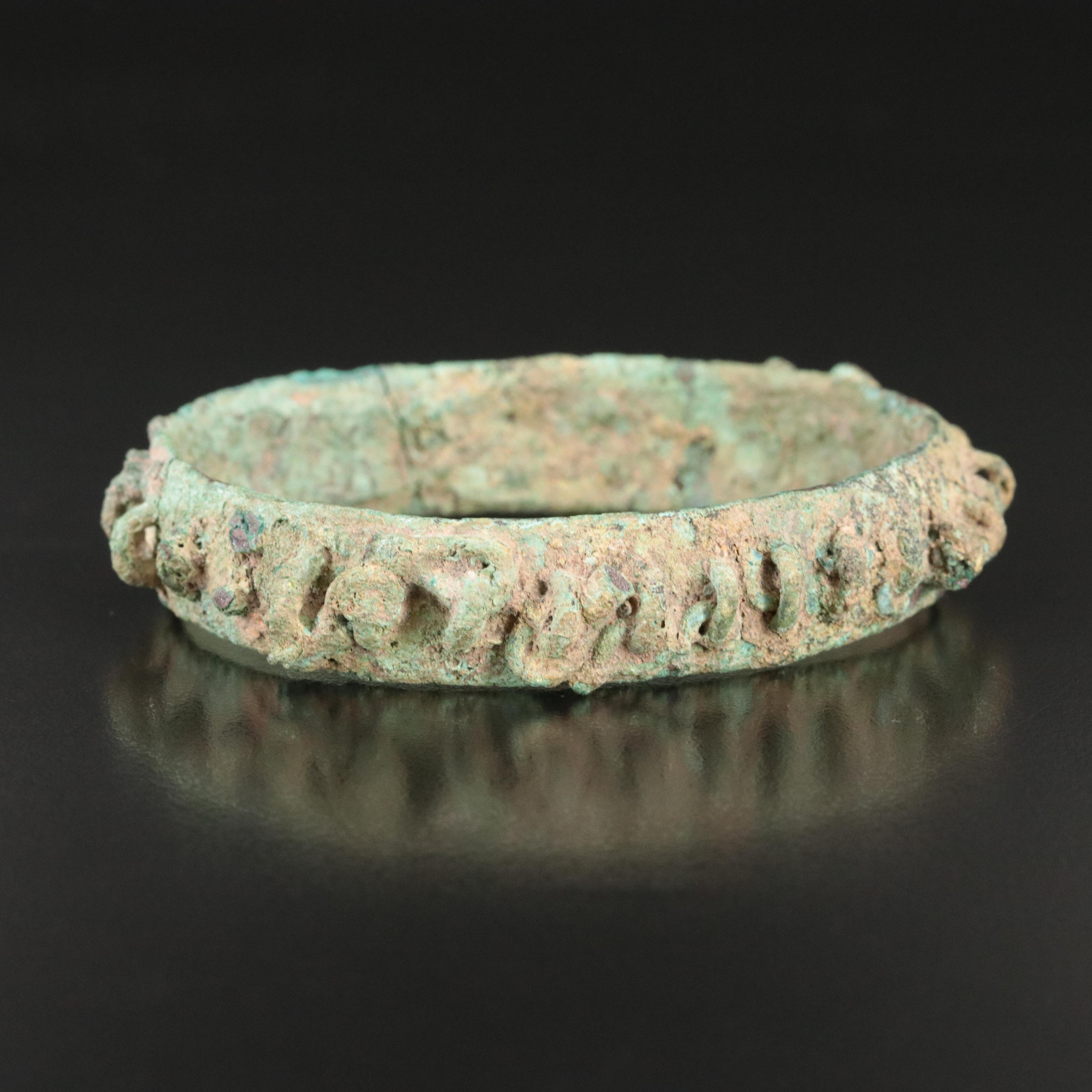 Ancient Thai Bronze Bangle | EBTH