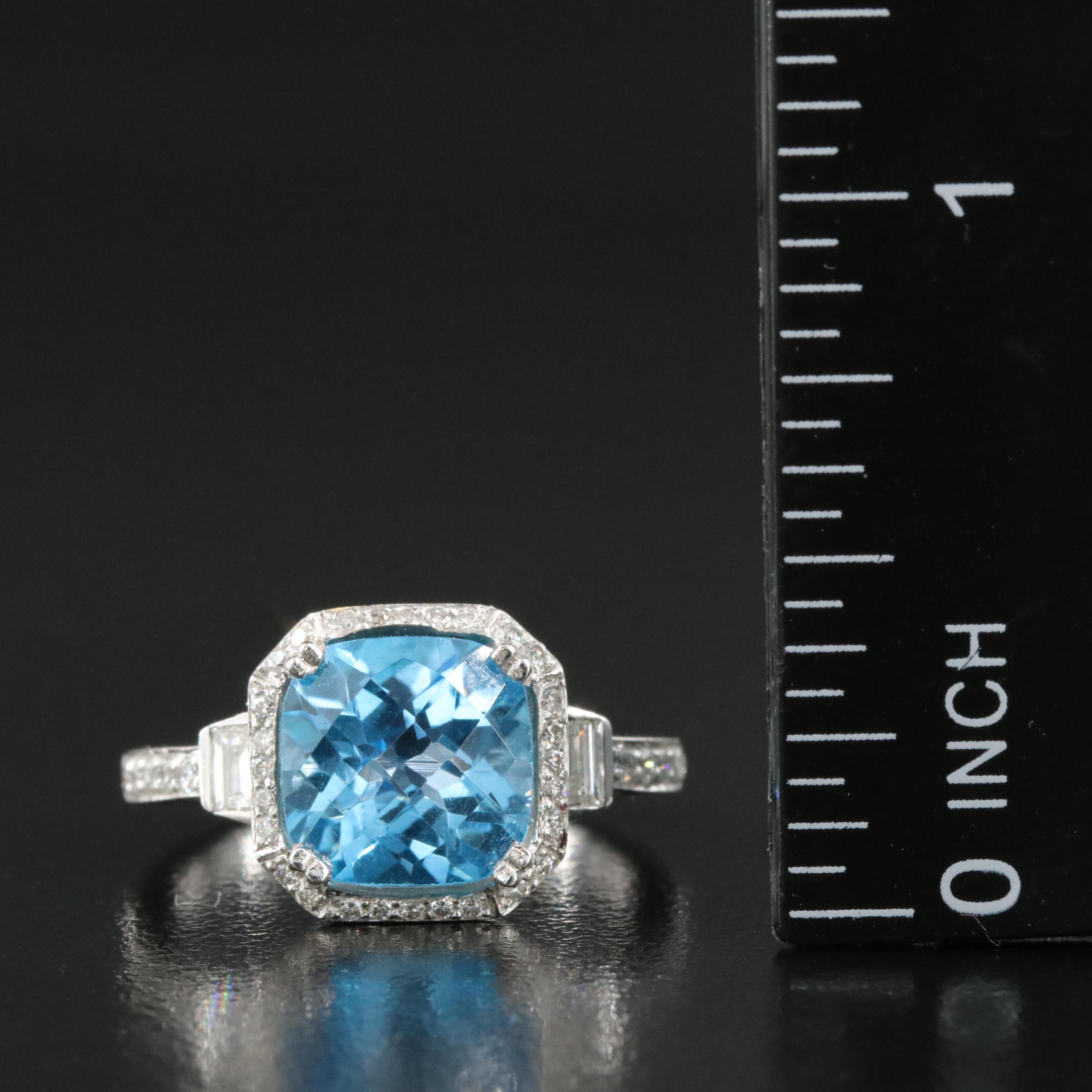 14K Topaz and Diamond Ring | EBTH
