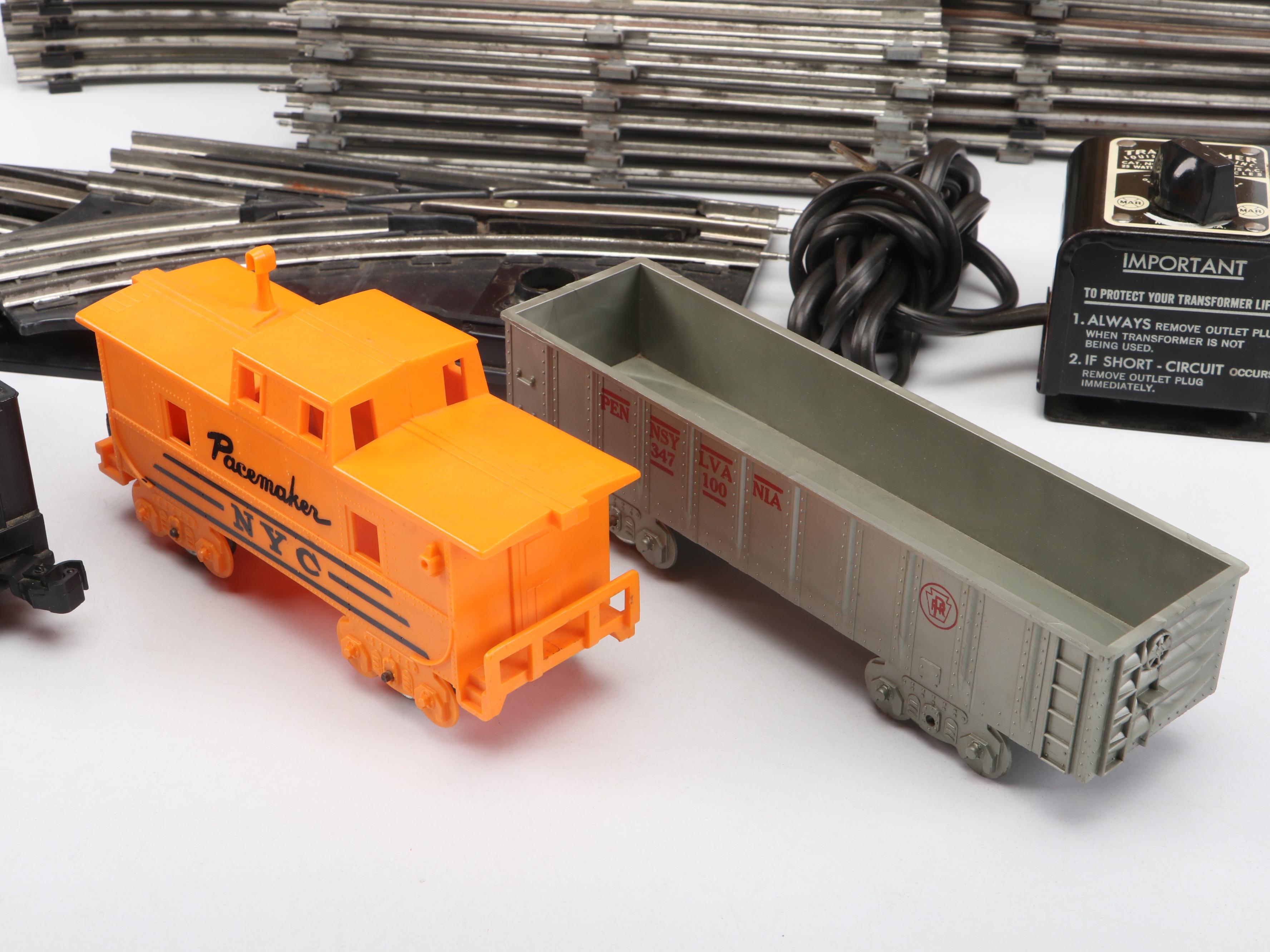 Marx Steam Type Electric Train, Transformer, and More Model Train ...