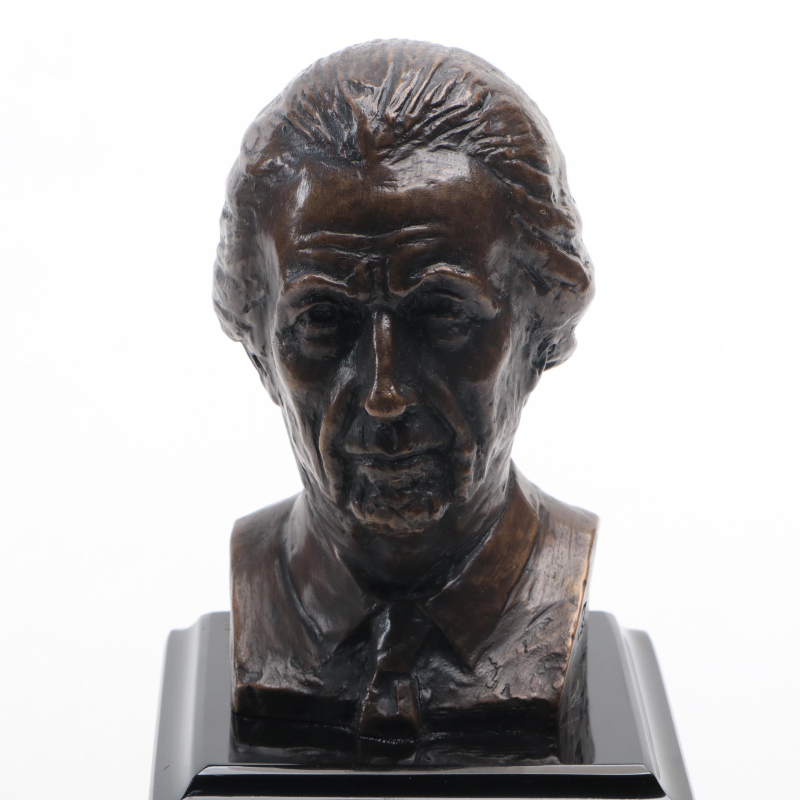 John Karl Daniels Bronze Bust of Frank Lloyd Wright | EBTH