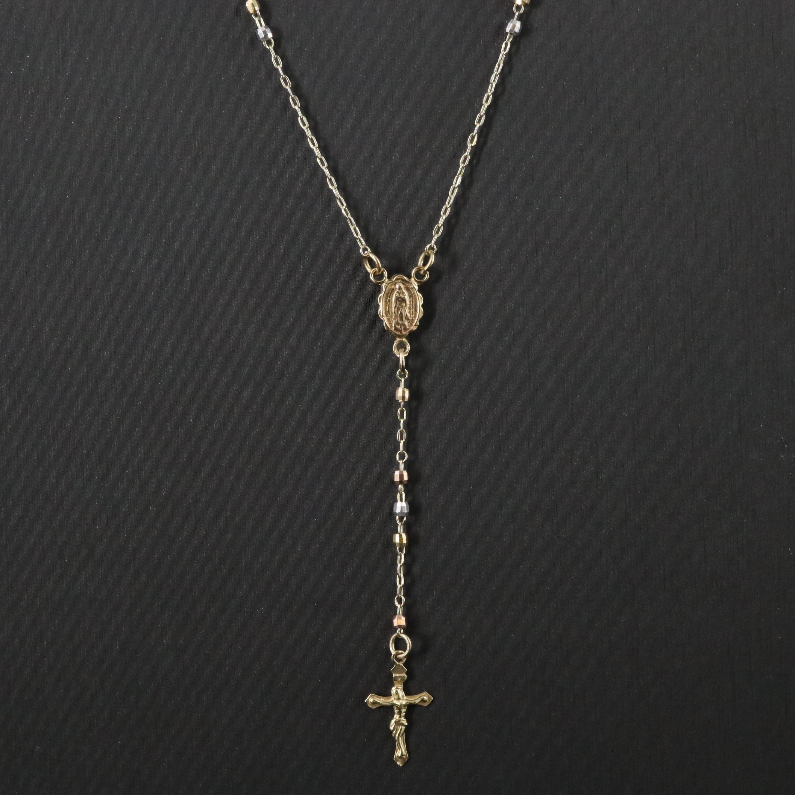 Sterling Tri-Color Rosary | EBTH