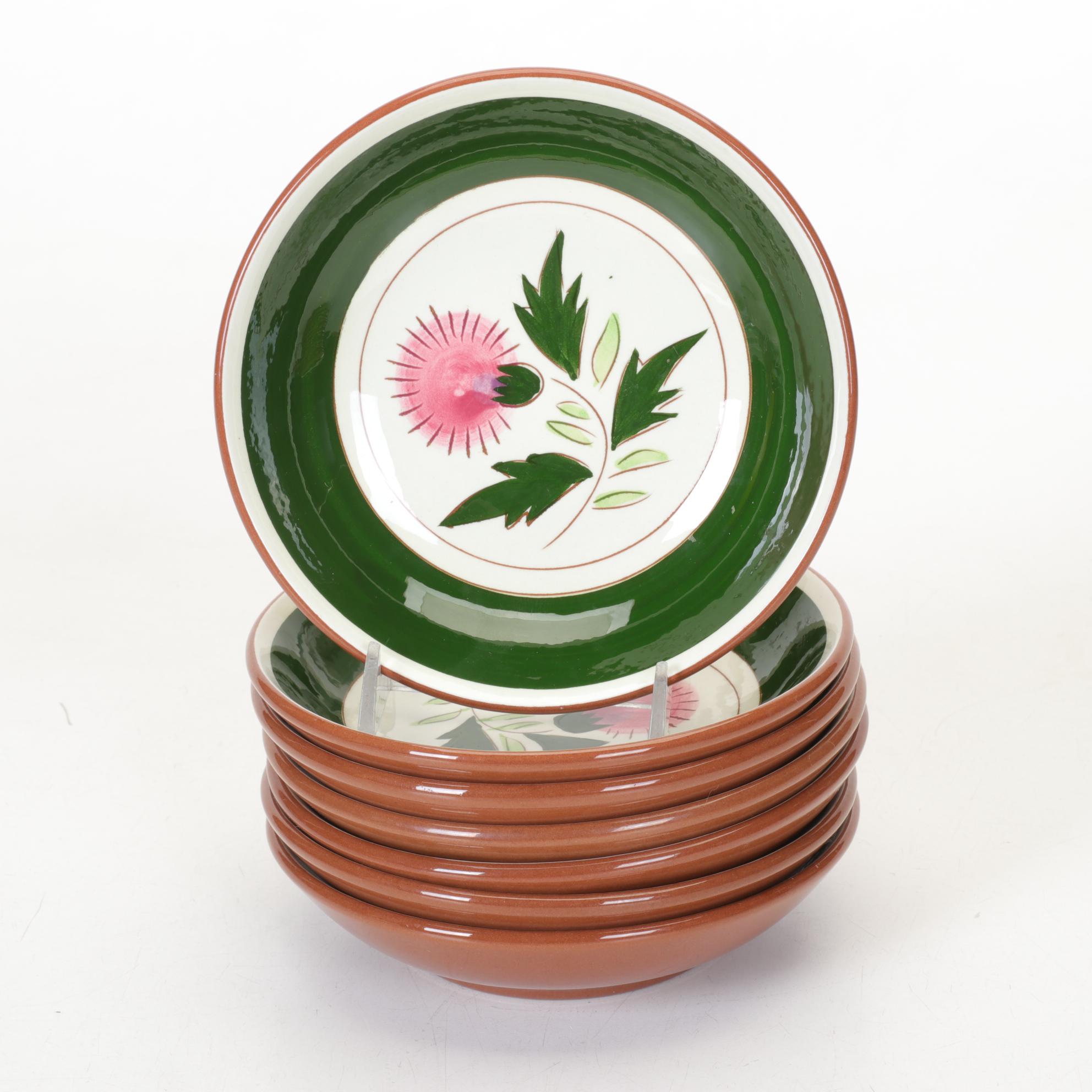 Stangl Pottery "Thistle" Ceramic Dinnerware Set | EBTH