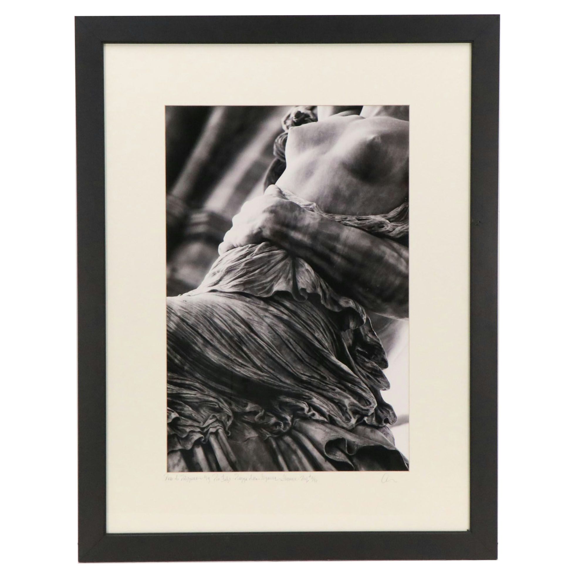 Artistic Black and White Digital Print of Details from Pio Fedi ...