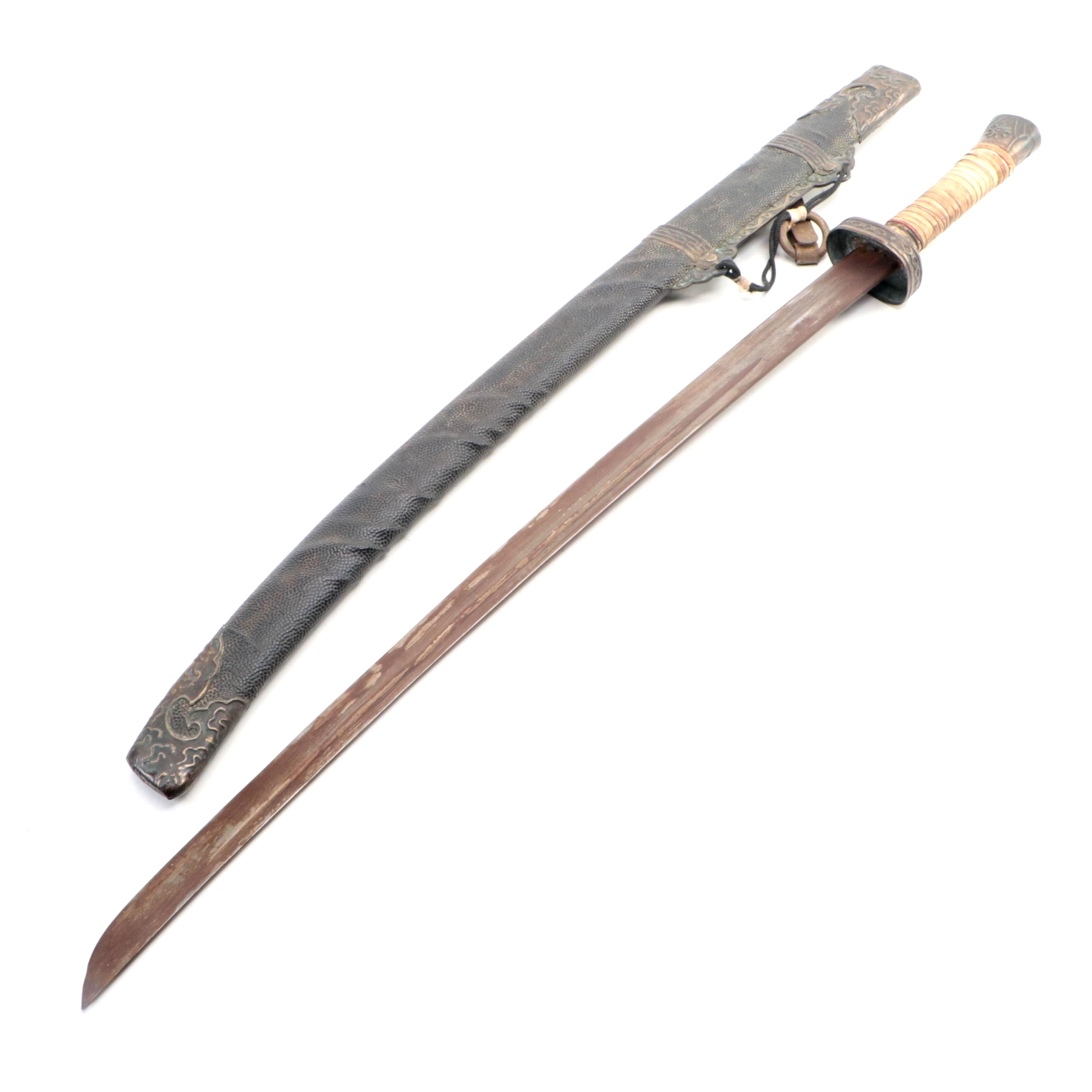 Chinese Qing Dynasty Liuyedao Sabre | EBTH