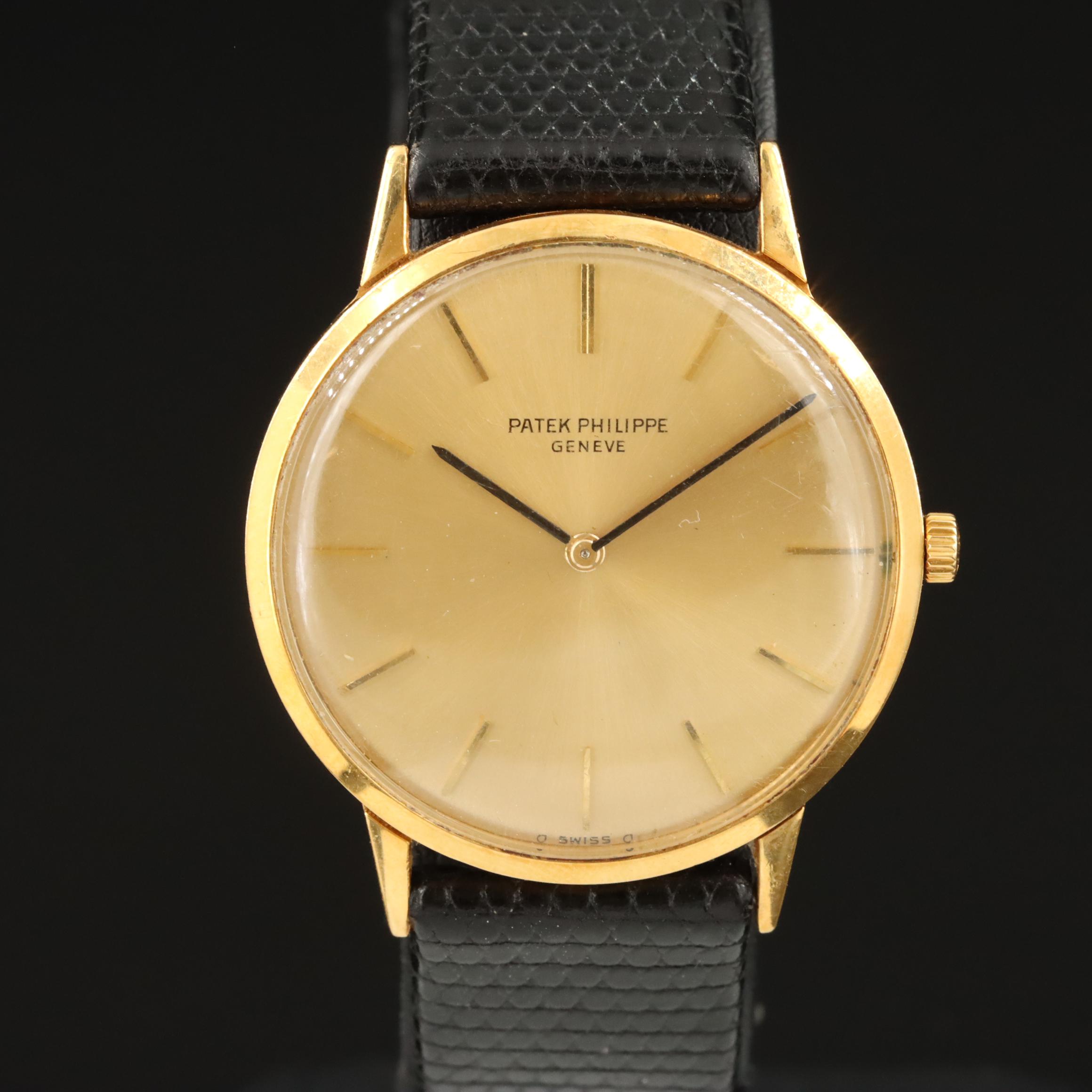 Patek Philippe Calatrava ref. 3768 Sigma Dial 18K Gold Watch | EBTH