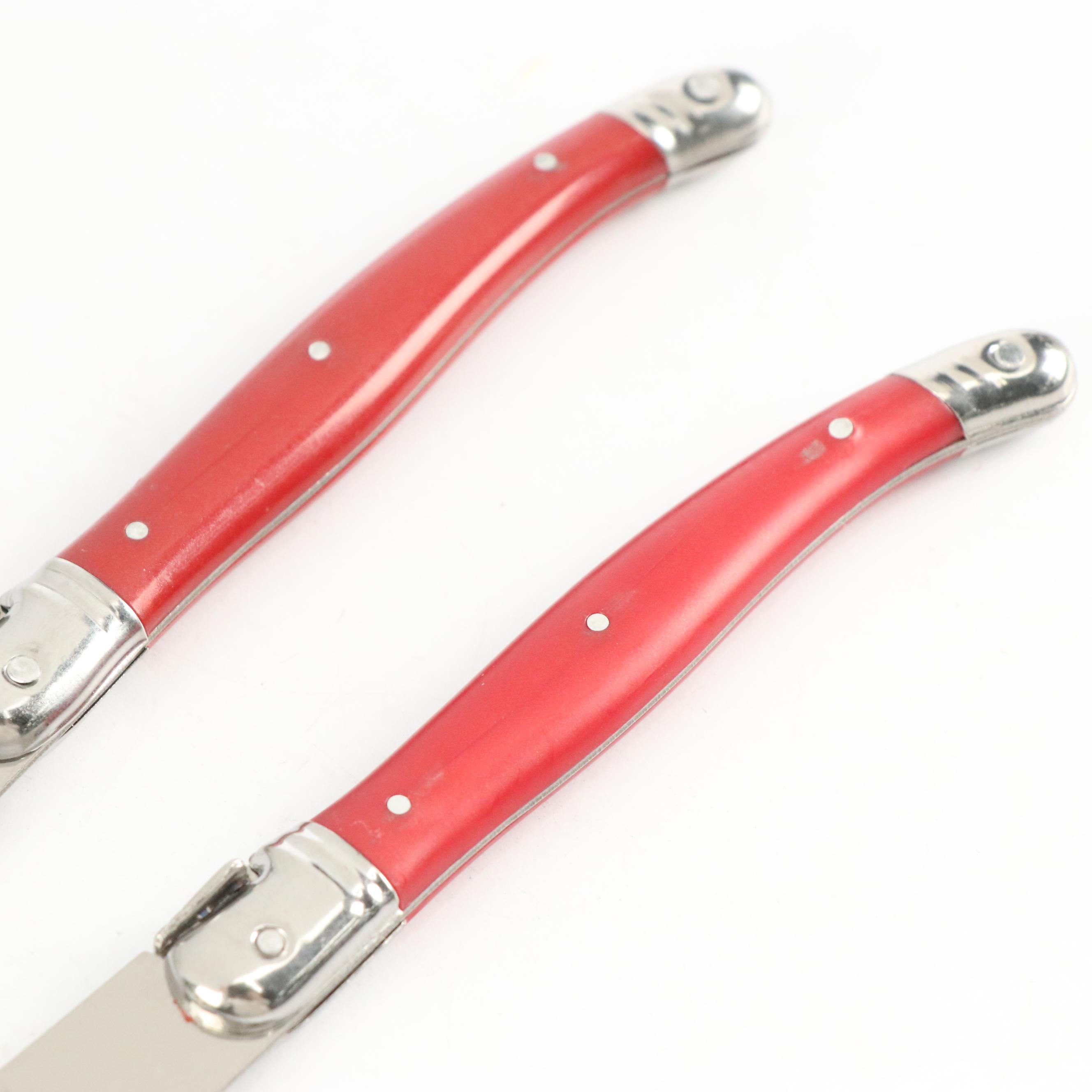 Laguiole French Steak Knives with Le Jacquard "Constellation" Table ...