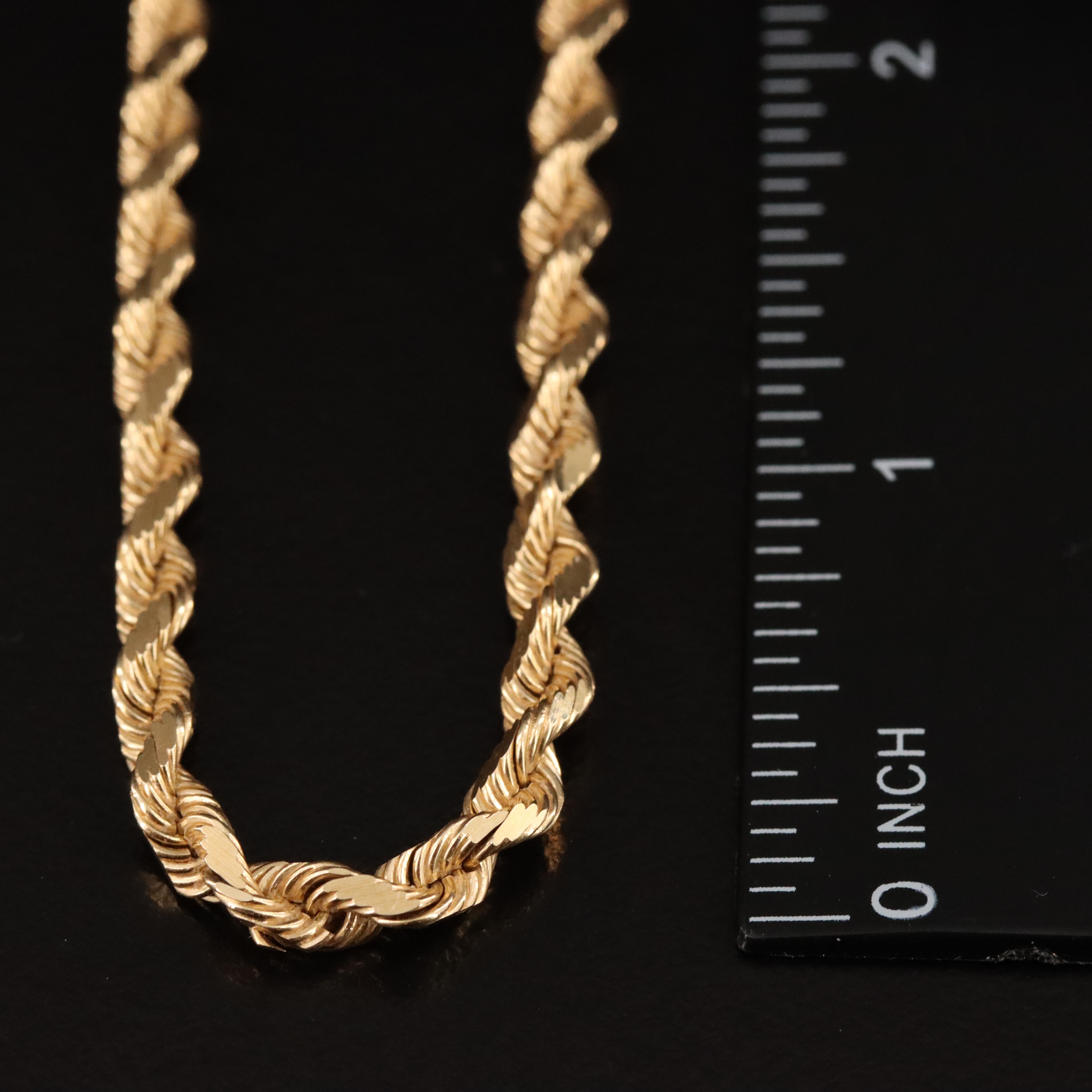 14K Rope Chain Necklace | Everything But The House
