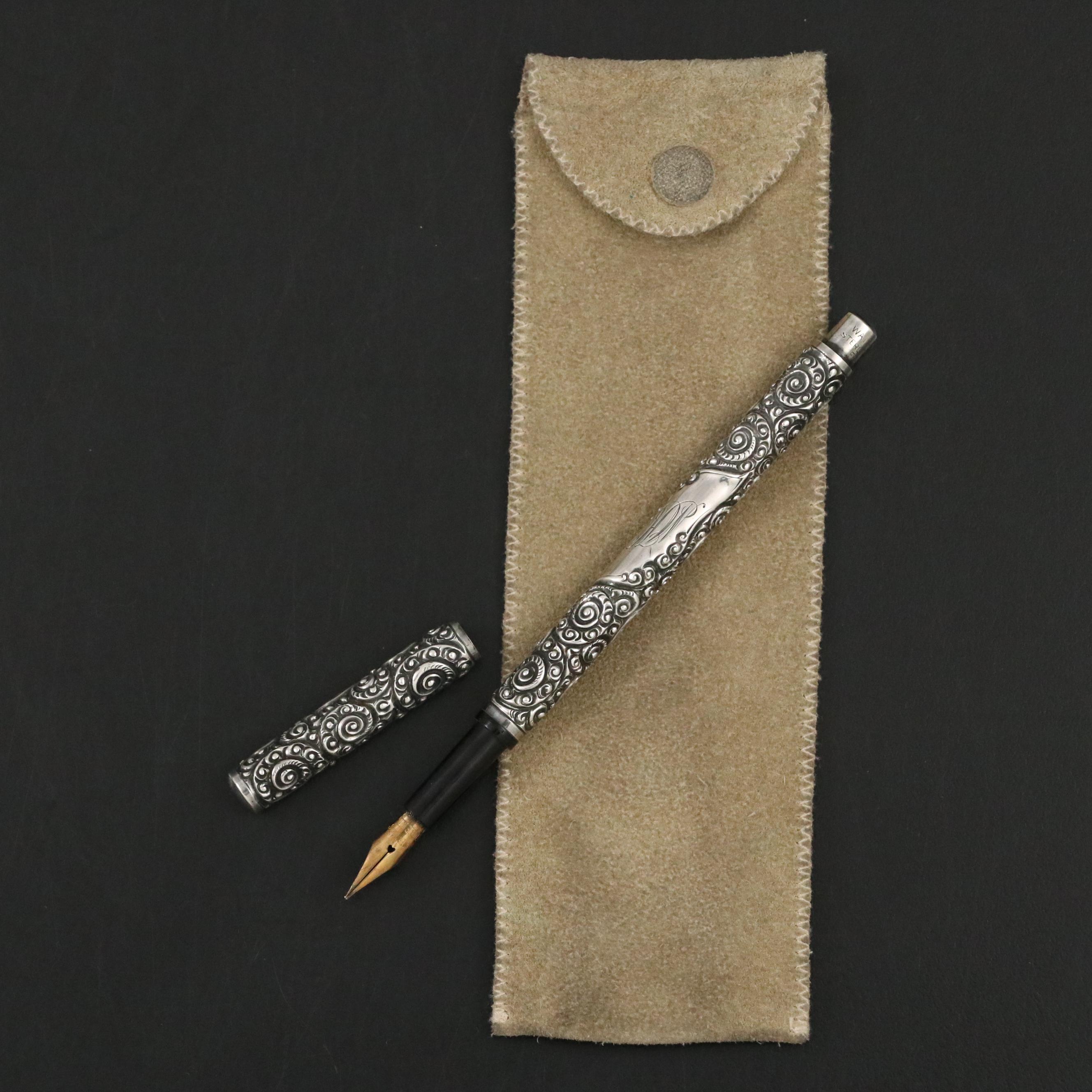 Waterman's Ideal Sterling Silver Fountain Pen, Early 20th Century | EBTH