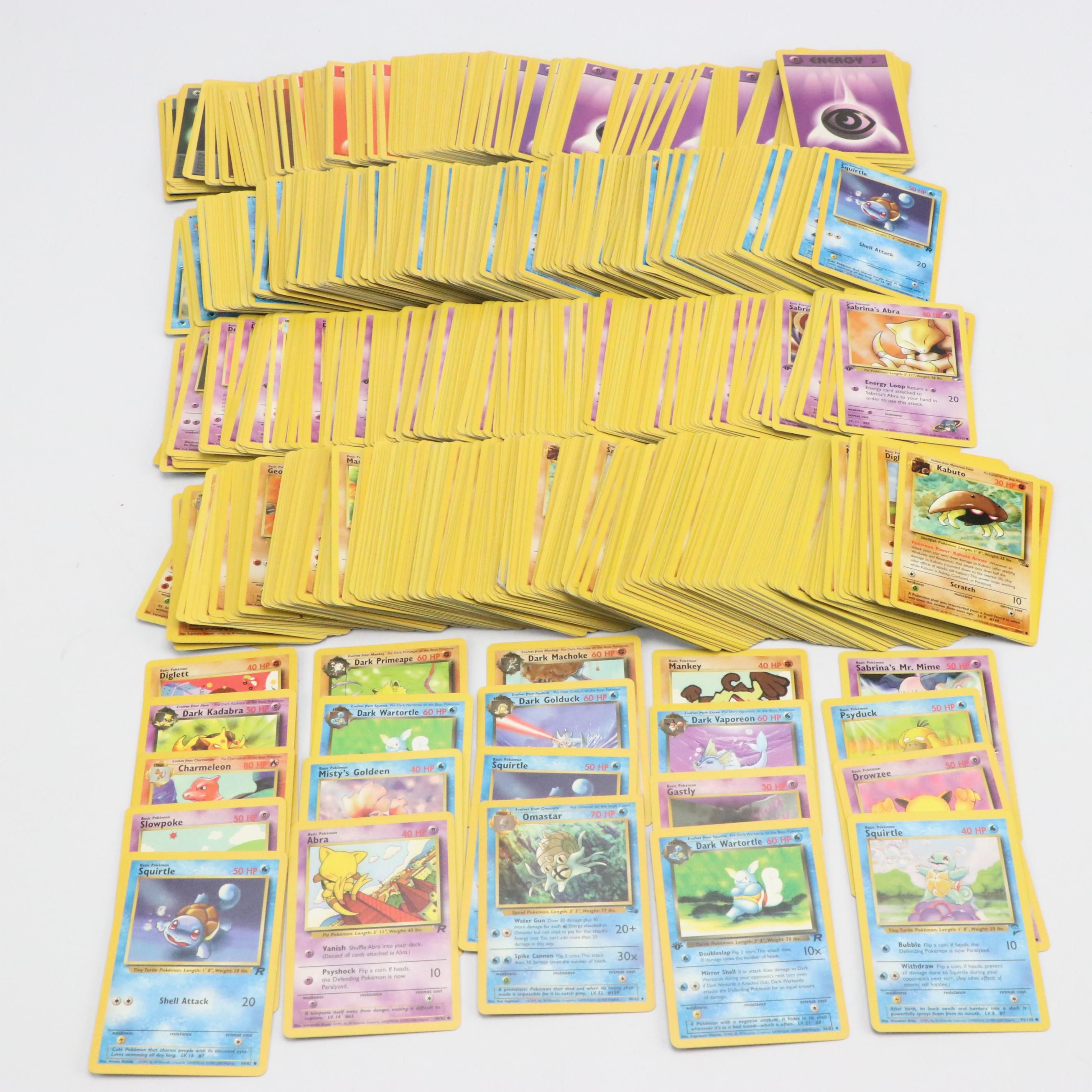 Pokémon Card Collection Featuring Basics, Energy and More, 1990s–2000 ...