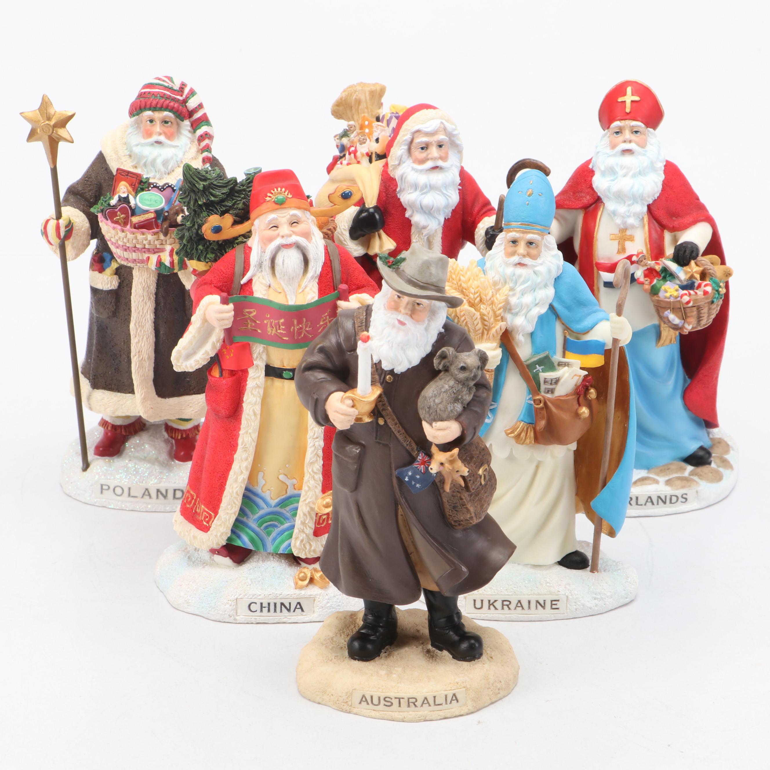 Pipka Resin World of Santas Figurines | Everything But The House