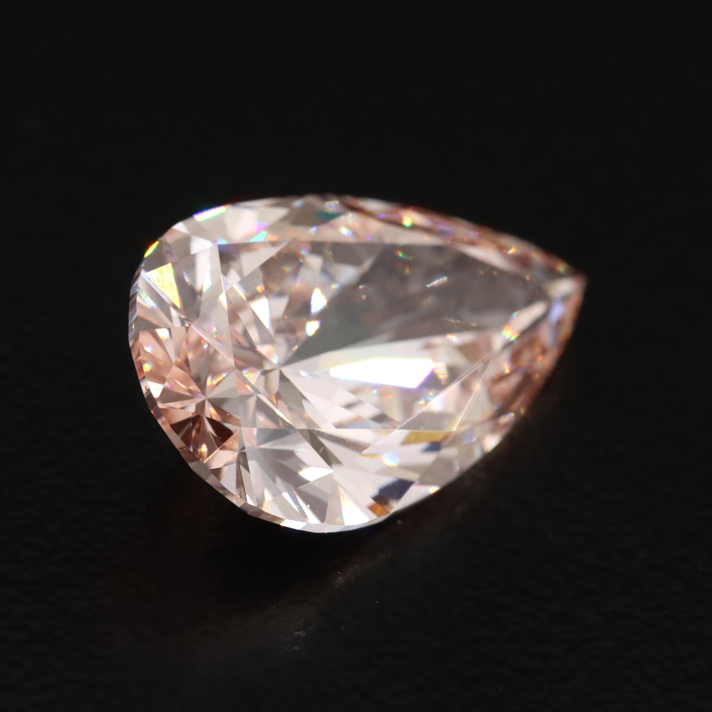 Loose 6.83 CT Fancy Intense Pink Lab Grown Diamond with IGI Report | EBTH