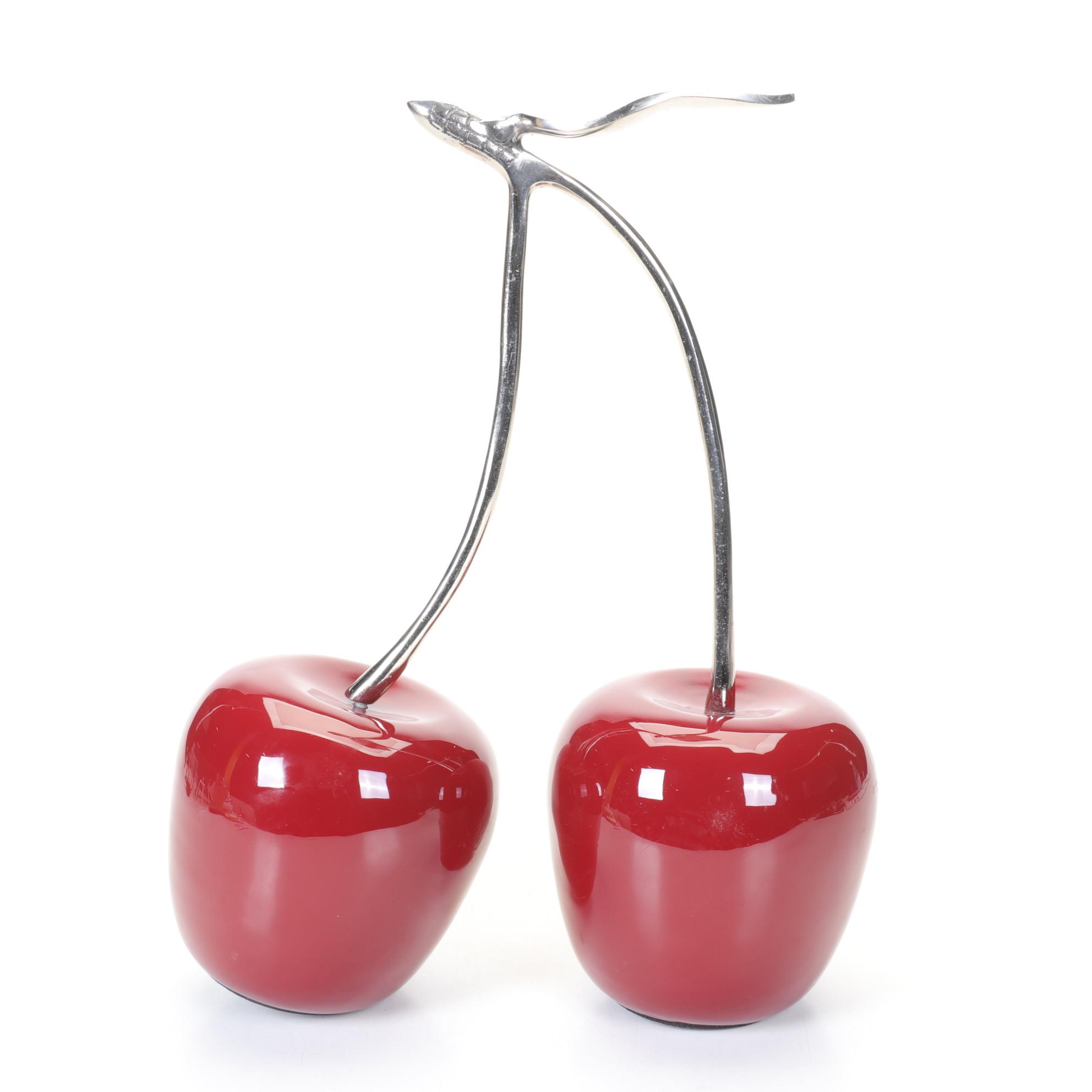 Contemporary Aluminum Cherry Decorative Figure | EBTH