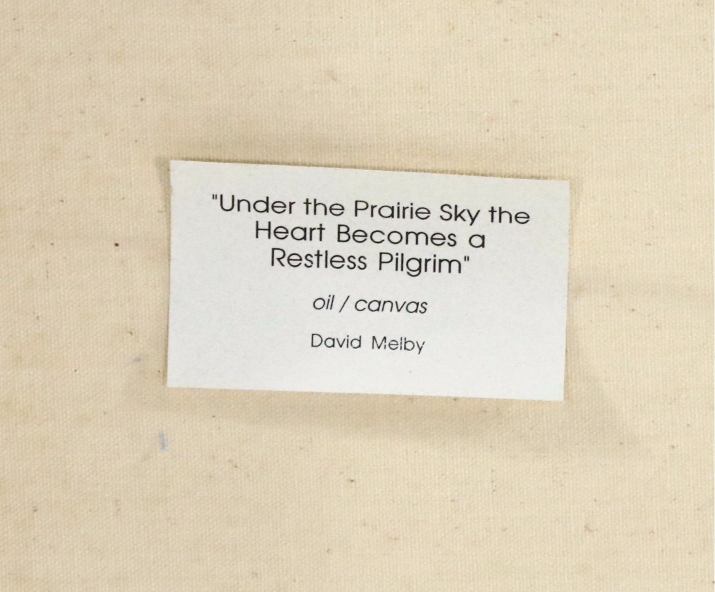 David Melby Large-Scale Abstracted Landscape Oil Painting | EBTH