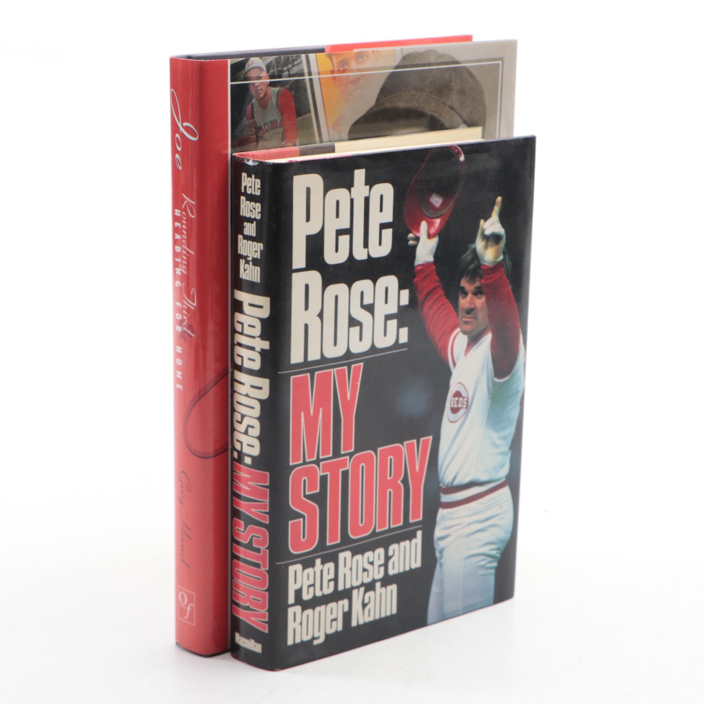 Joe Nuxhall Signed "Joe" by Greg Hoard with First Edition "Pete Rose ...