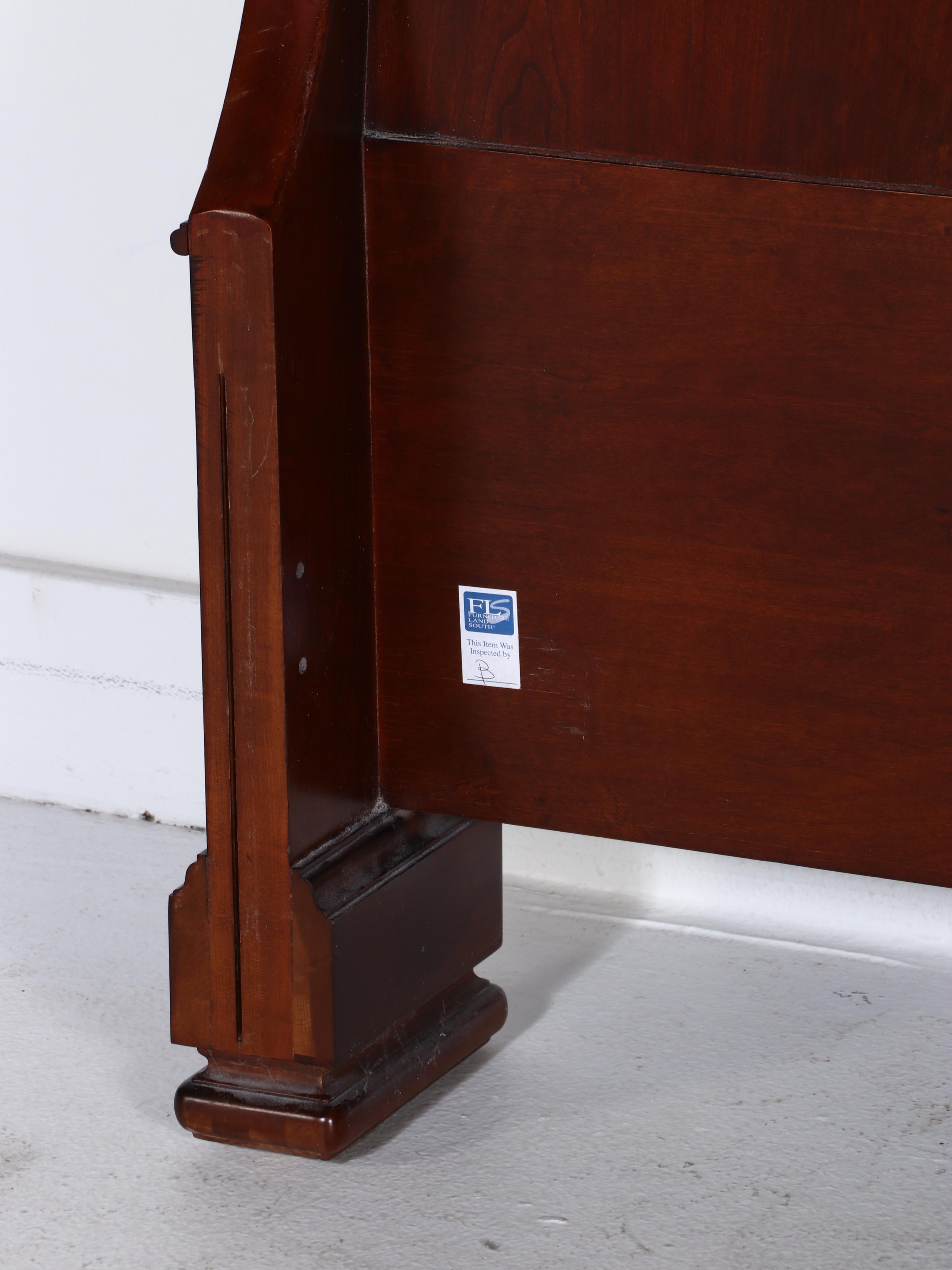 Pennsylvania House Louis Philippe Style Cherrywood King Size Sleigh Bed ...