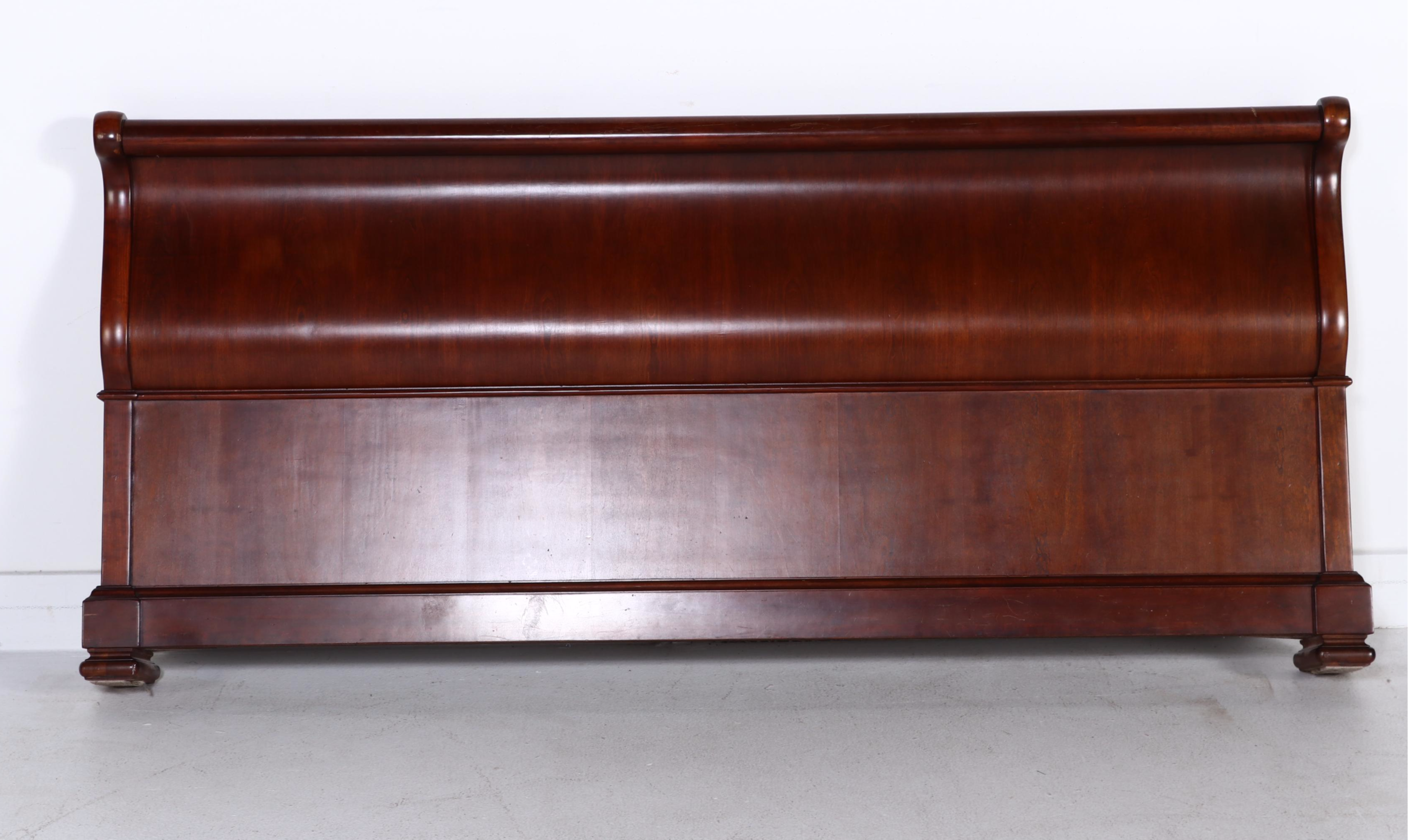 Pennsylvania House Louis Philippe Style Cherrywood King Size Sleigh Bed ...