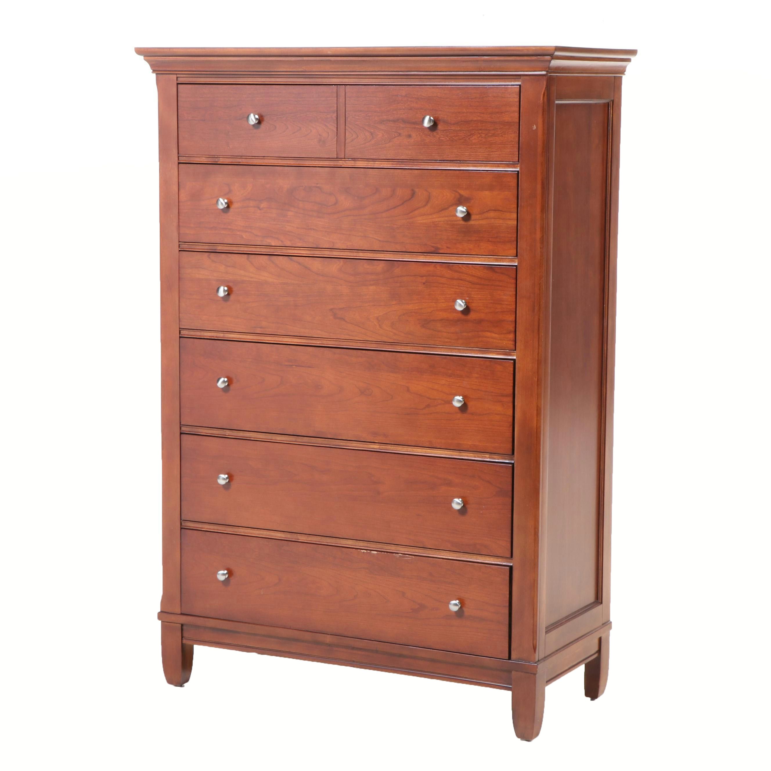 Thomasville Cherry Finish Seven-Drawer Chest | EBTH