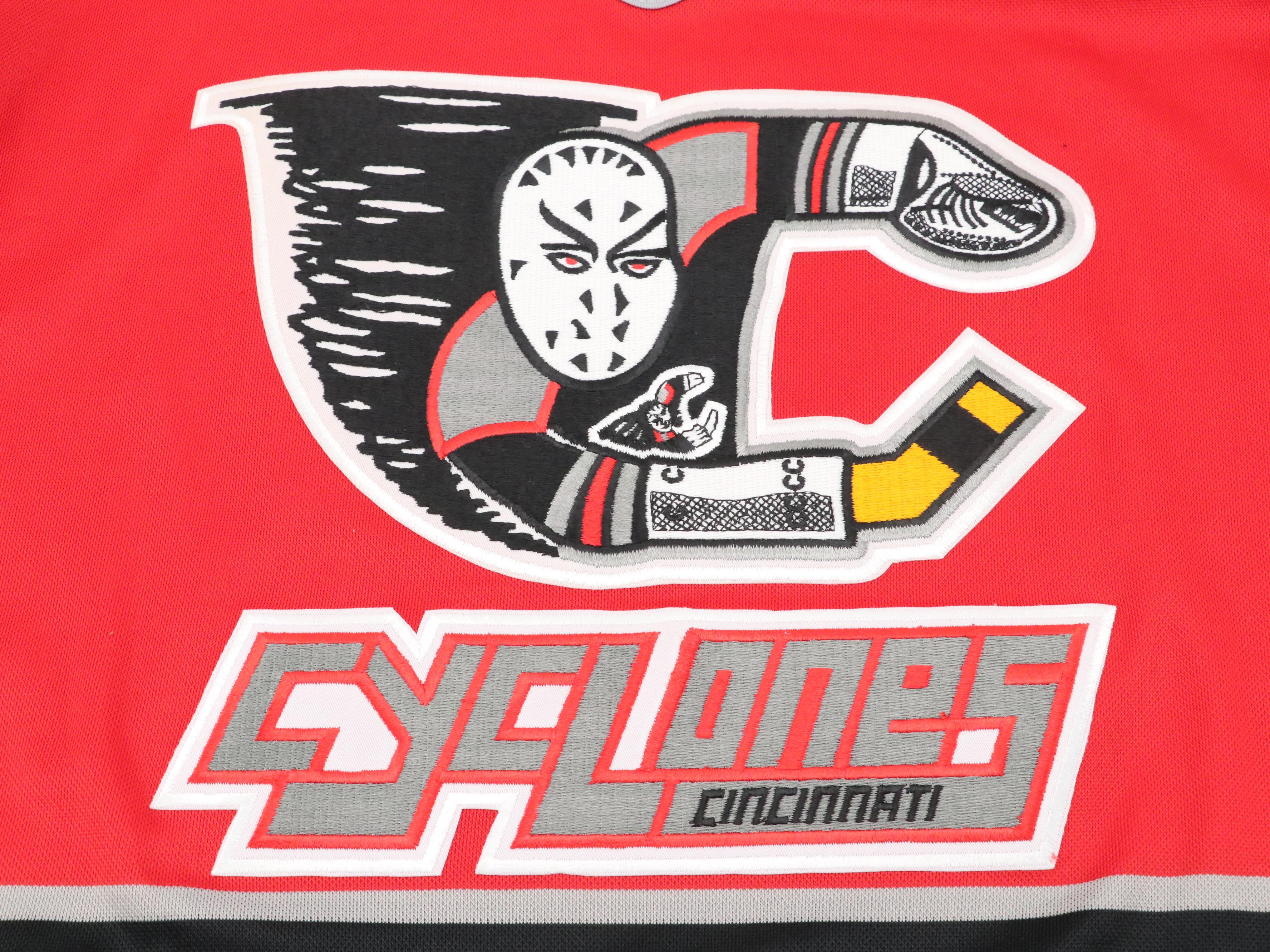 Bauer Pro Wear Cincinnati Cyclones Hockey Jersey with Sticker, Late ...