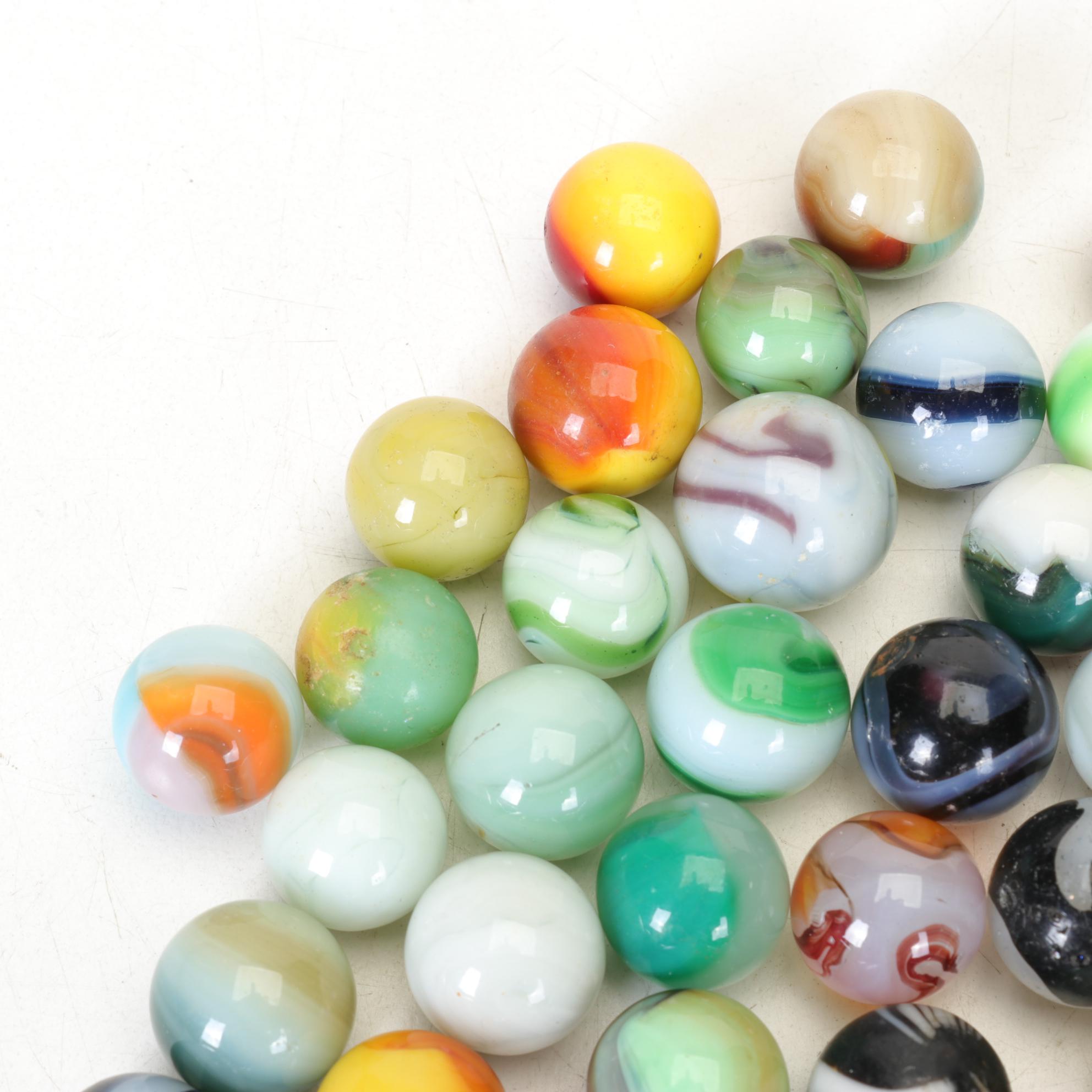 Machine-Ground Agate Marble Collection | EBTH