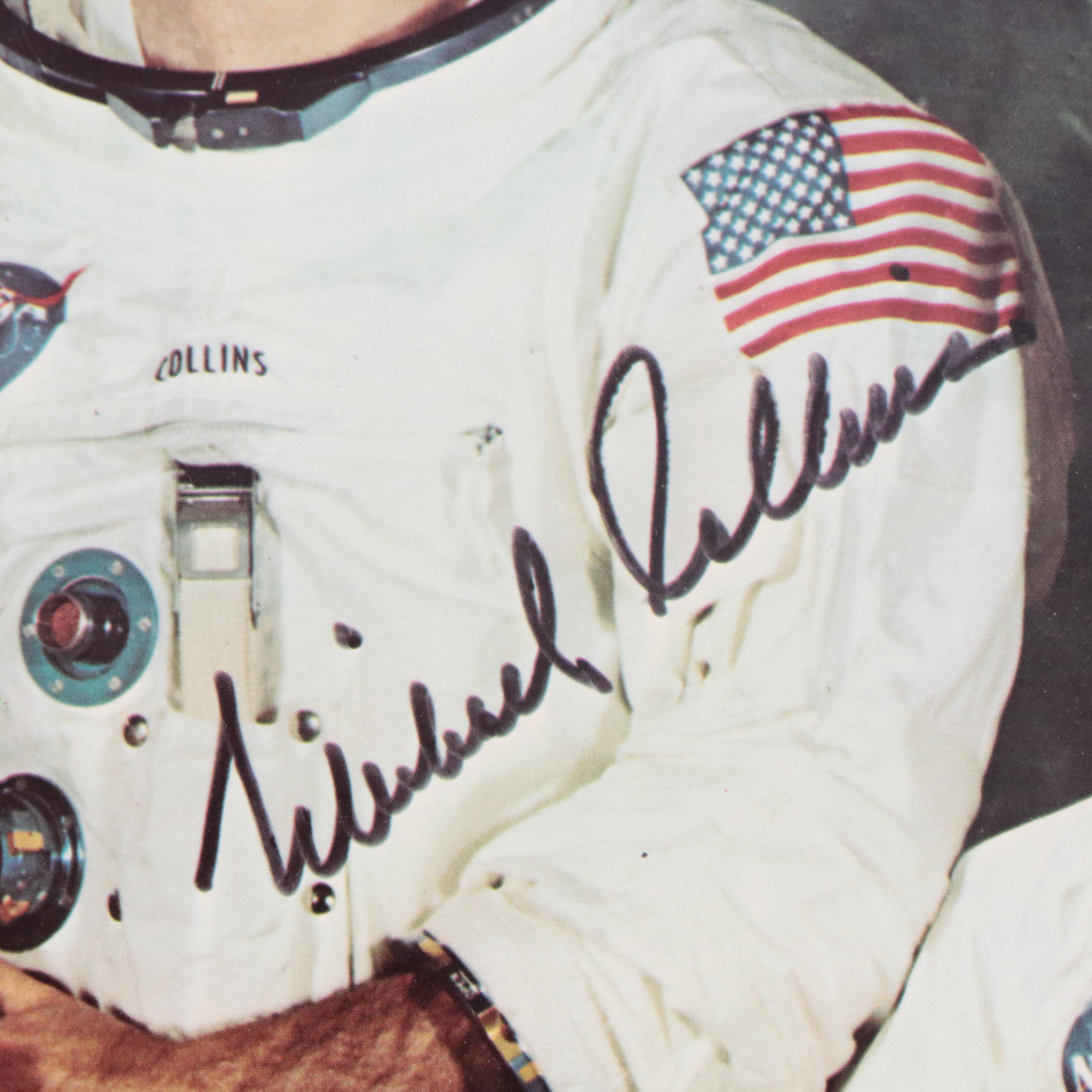 Offset Lithographs of Apollo Program Including Facsimile Autographed ...