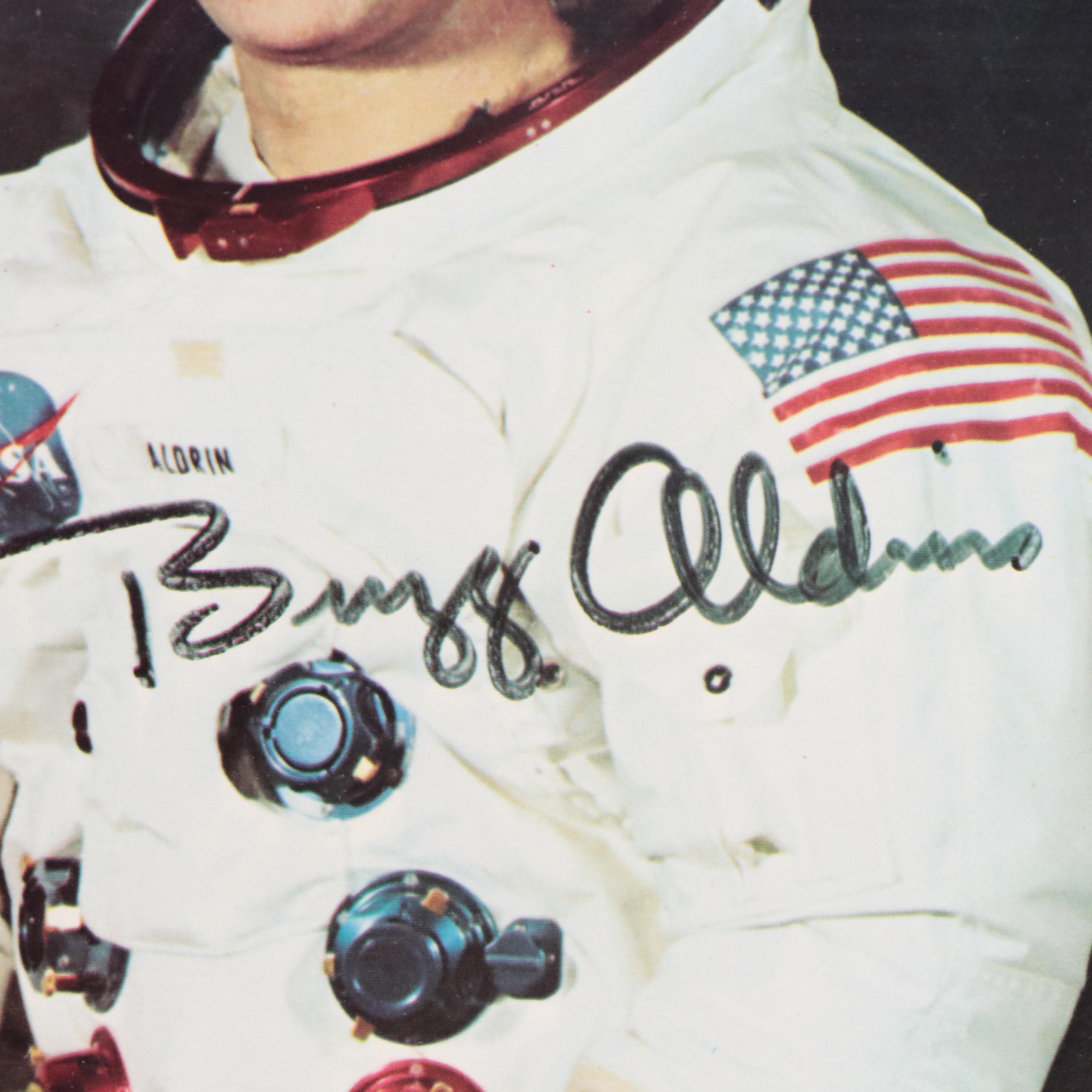 Offset Lithographs of Apollo Program Including Facsimile Autographed ...