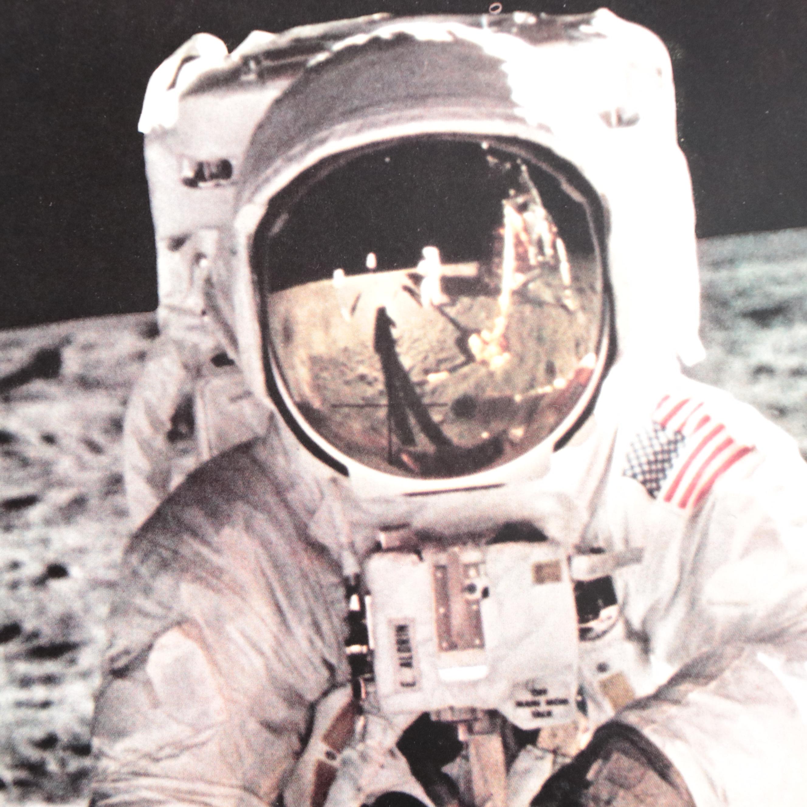 Offset Lithographs of Apollo Program Including Facsimile Autographed ...