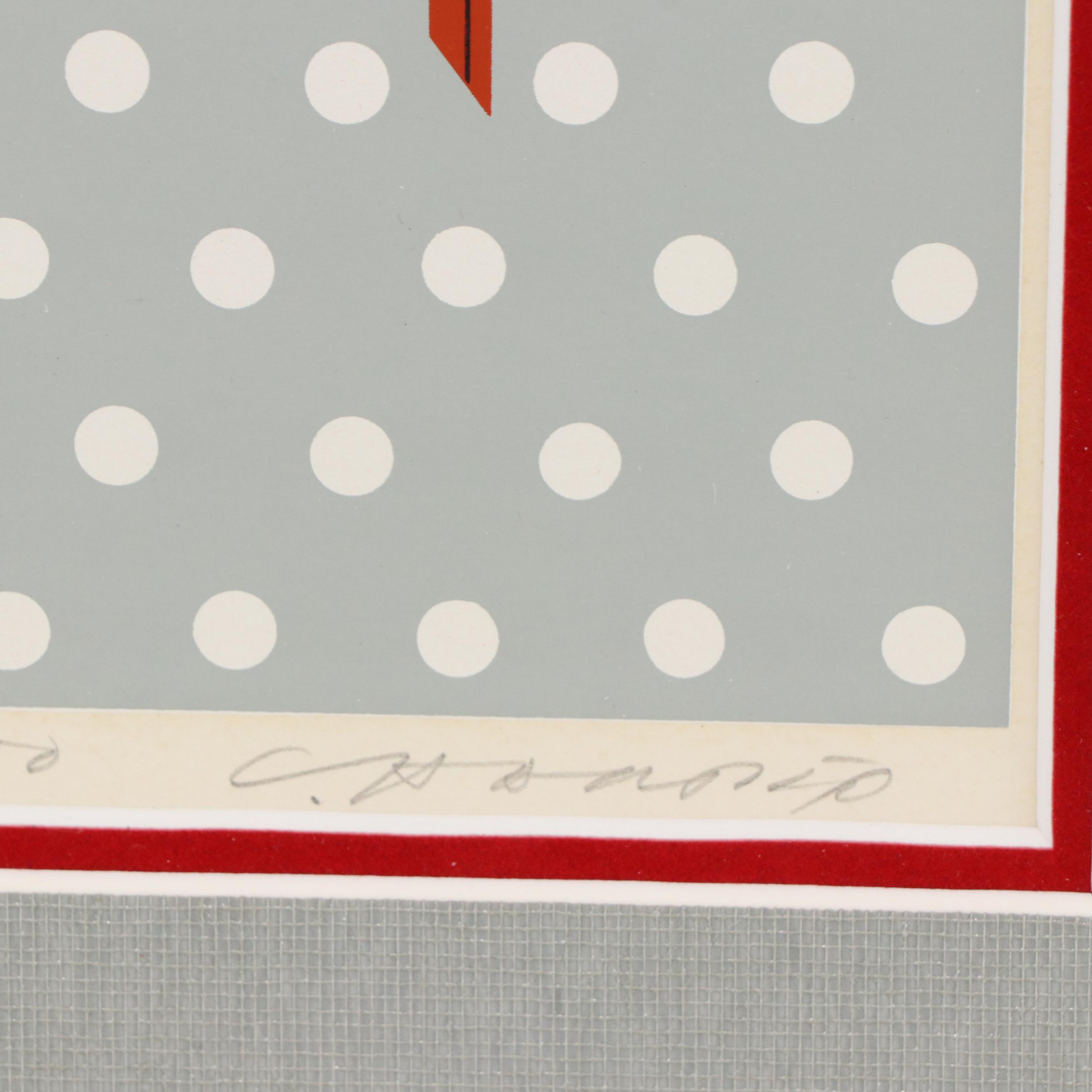 Charley Harper Serigraph "Cool Cardinal" | EBTH